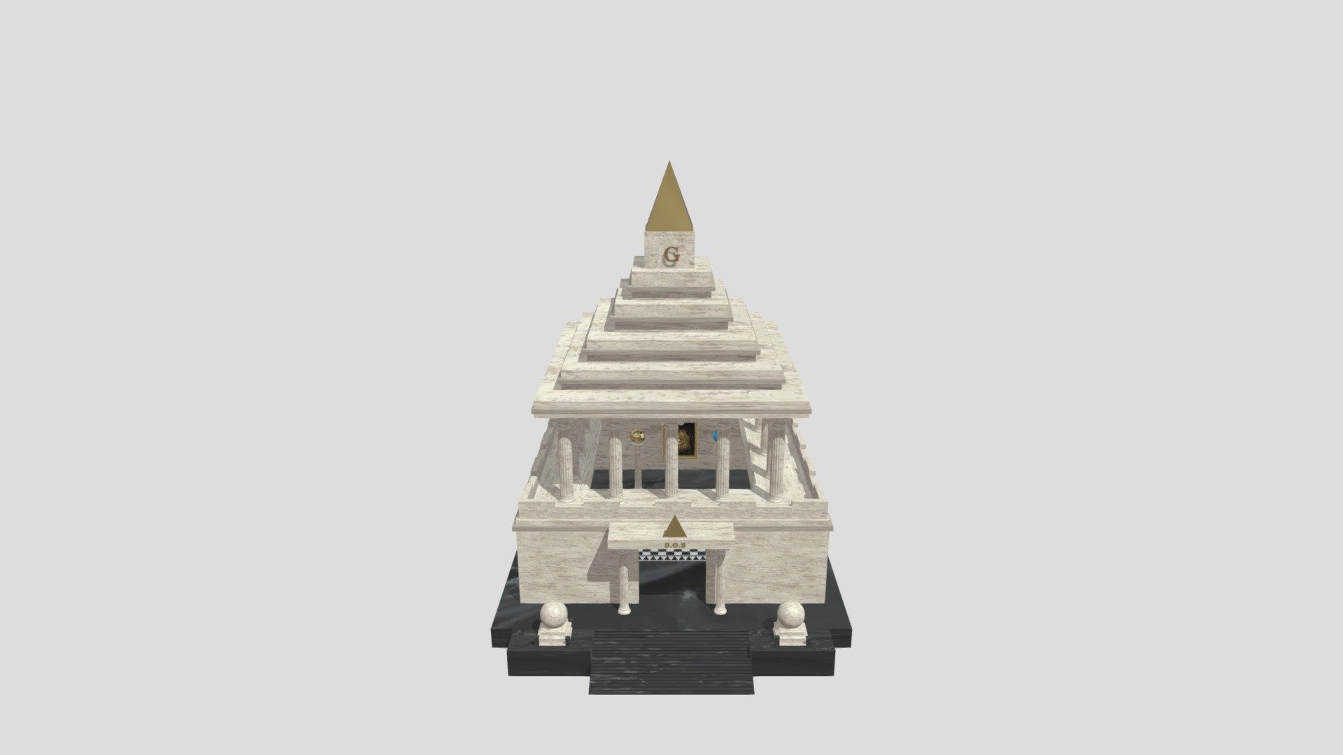 3D Freemason Lodge For Metaverse - 3D model by Roma Korchev ...