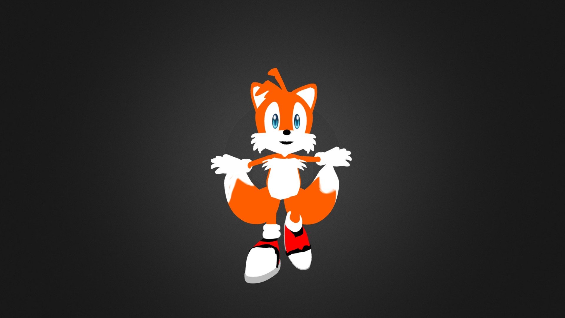 Tails The Fox - 3D model by Elemental 3D (@elemental_3d) [cd5ca66 ...