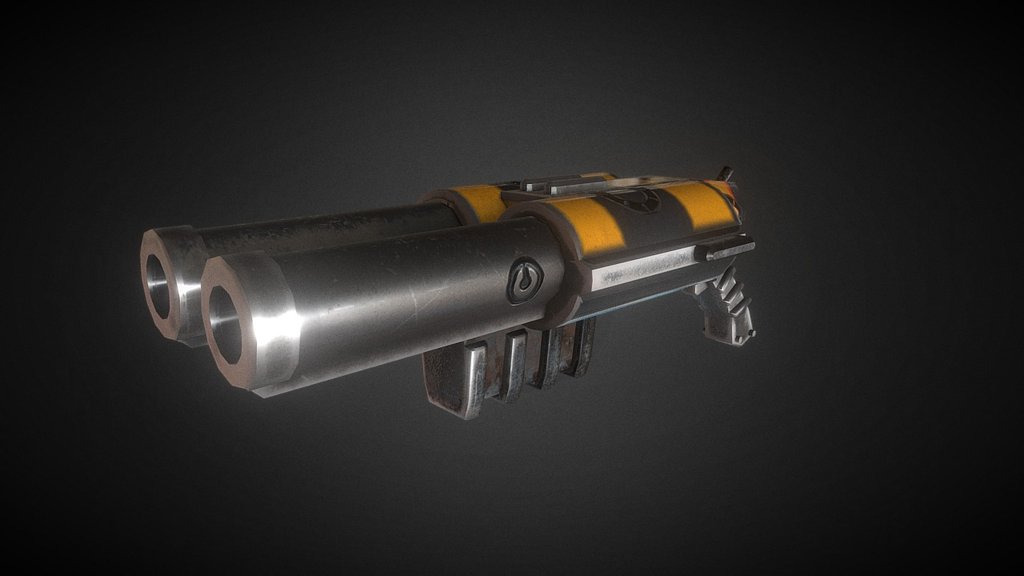 Double Barrel Shotgun - 3D model by Iceblademush (@richard.ramsbottom ...