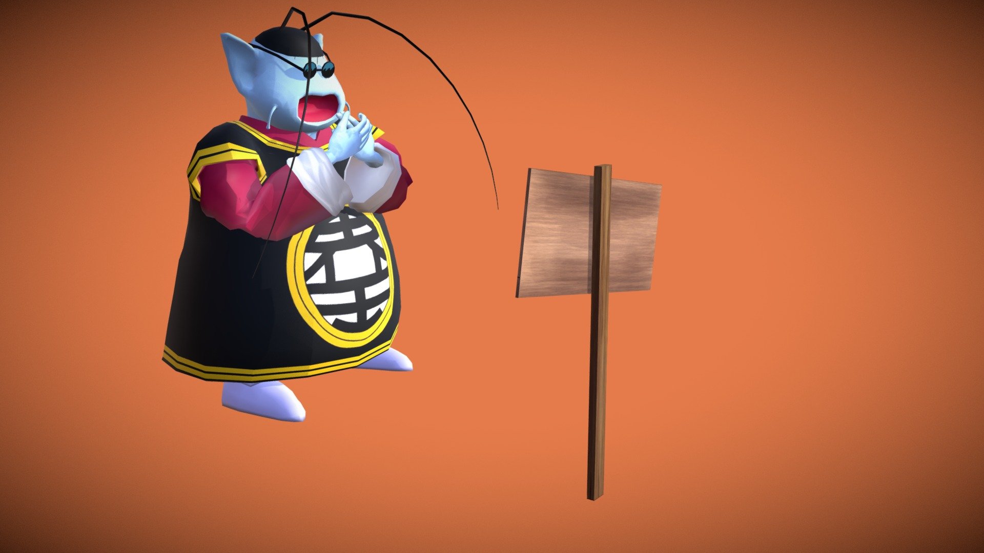 Kaioh - Dragon Ball - Download Free 3D model by Átila Becker ...