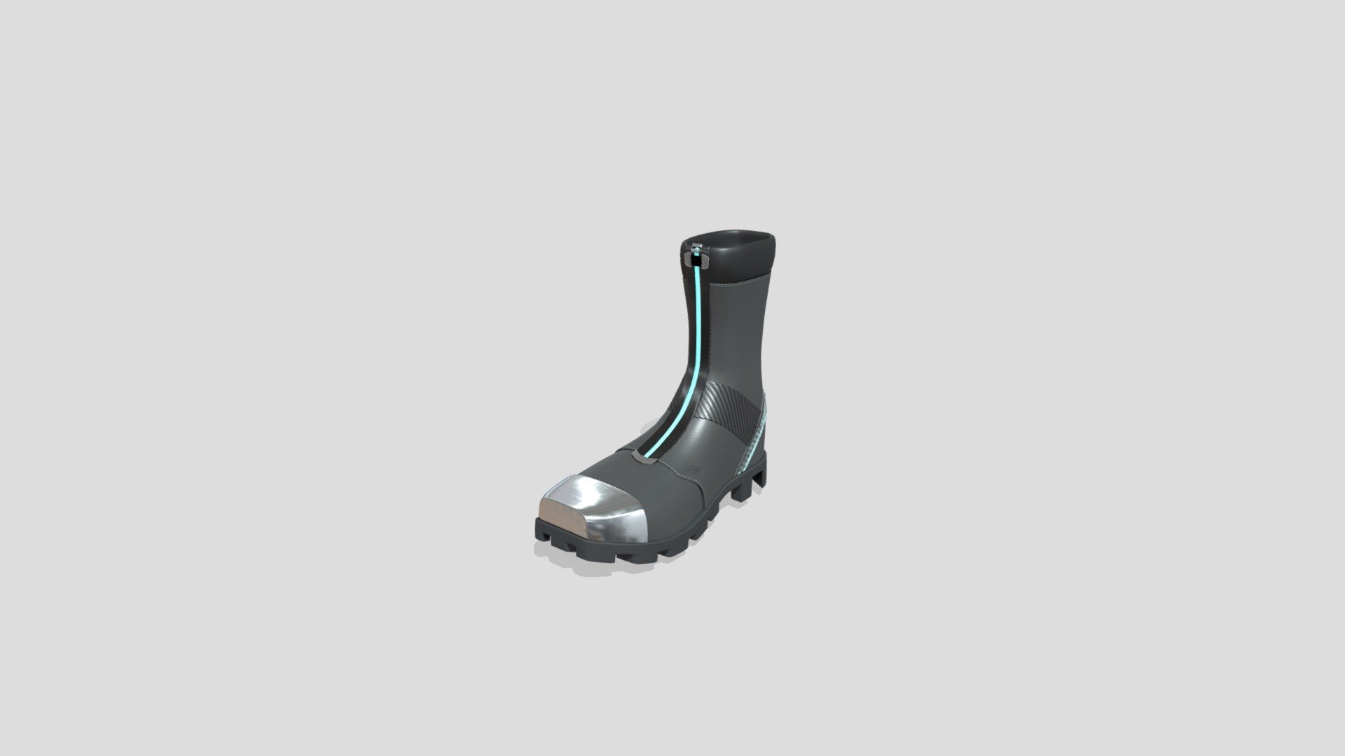 Cyber Boot - 3D model by SebastianLee [cd5f8c2] - Sketchfab