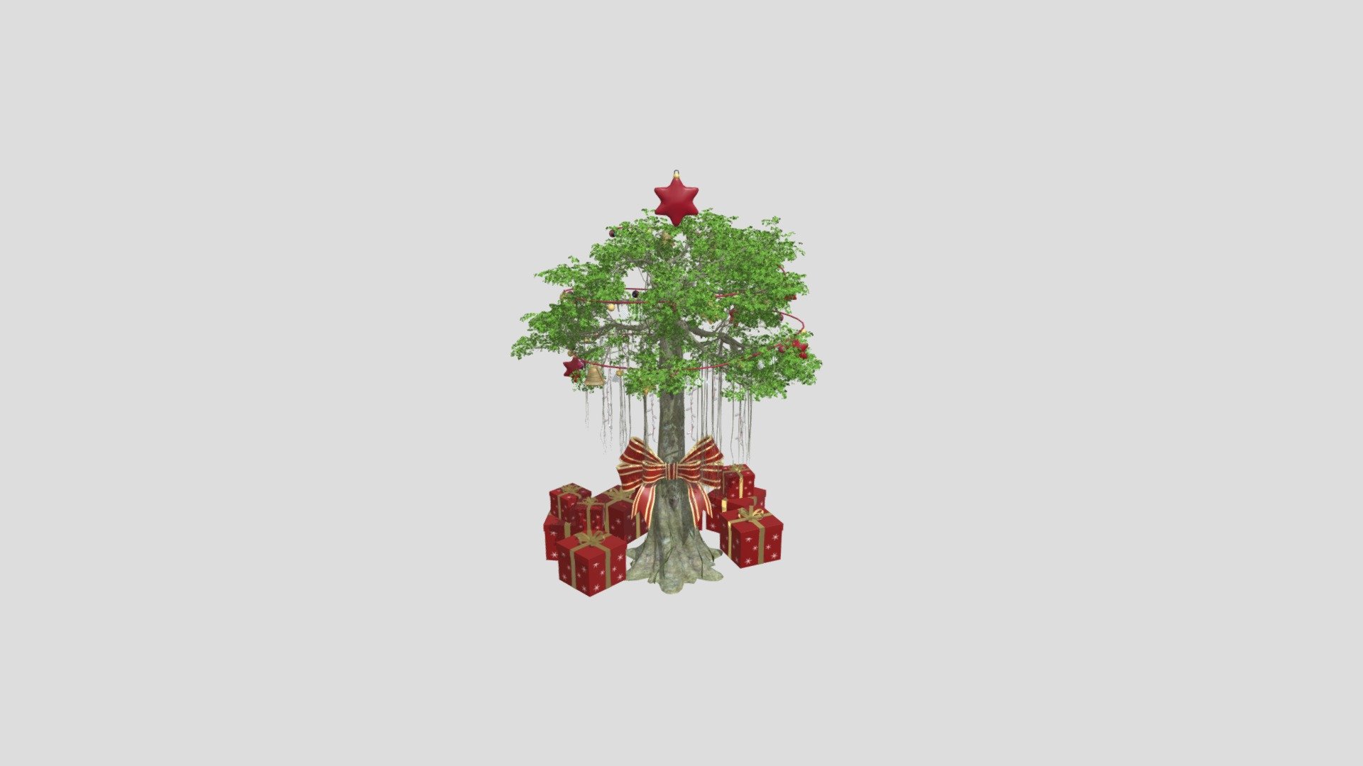 Christmas With Logo - 3D model by aneeqayounas [cd602e1] - Sketchfab