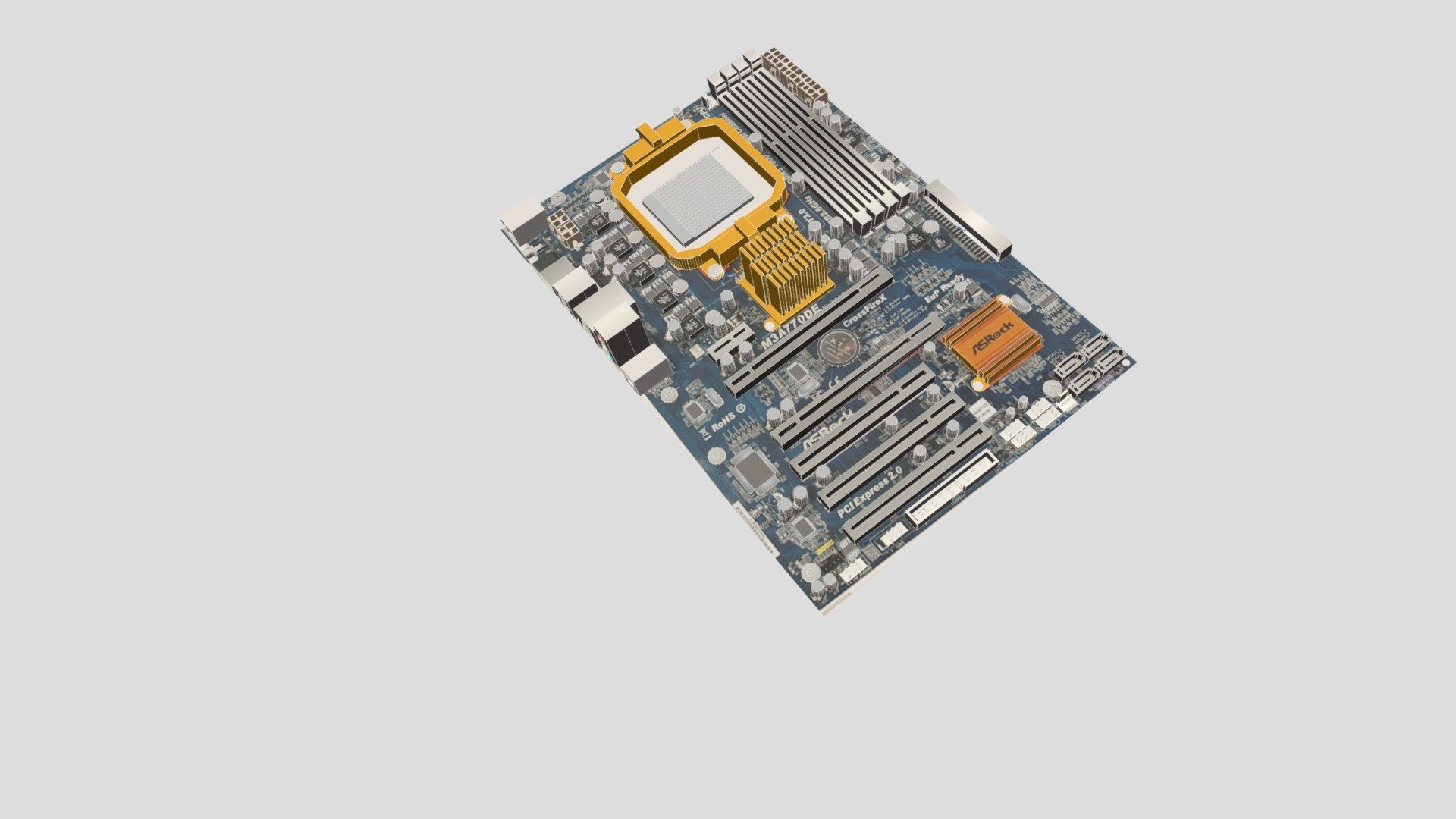 Motherboard - Download Free 3D model by Nadya Sarieva (@nsarieva13 ...