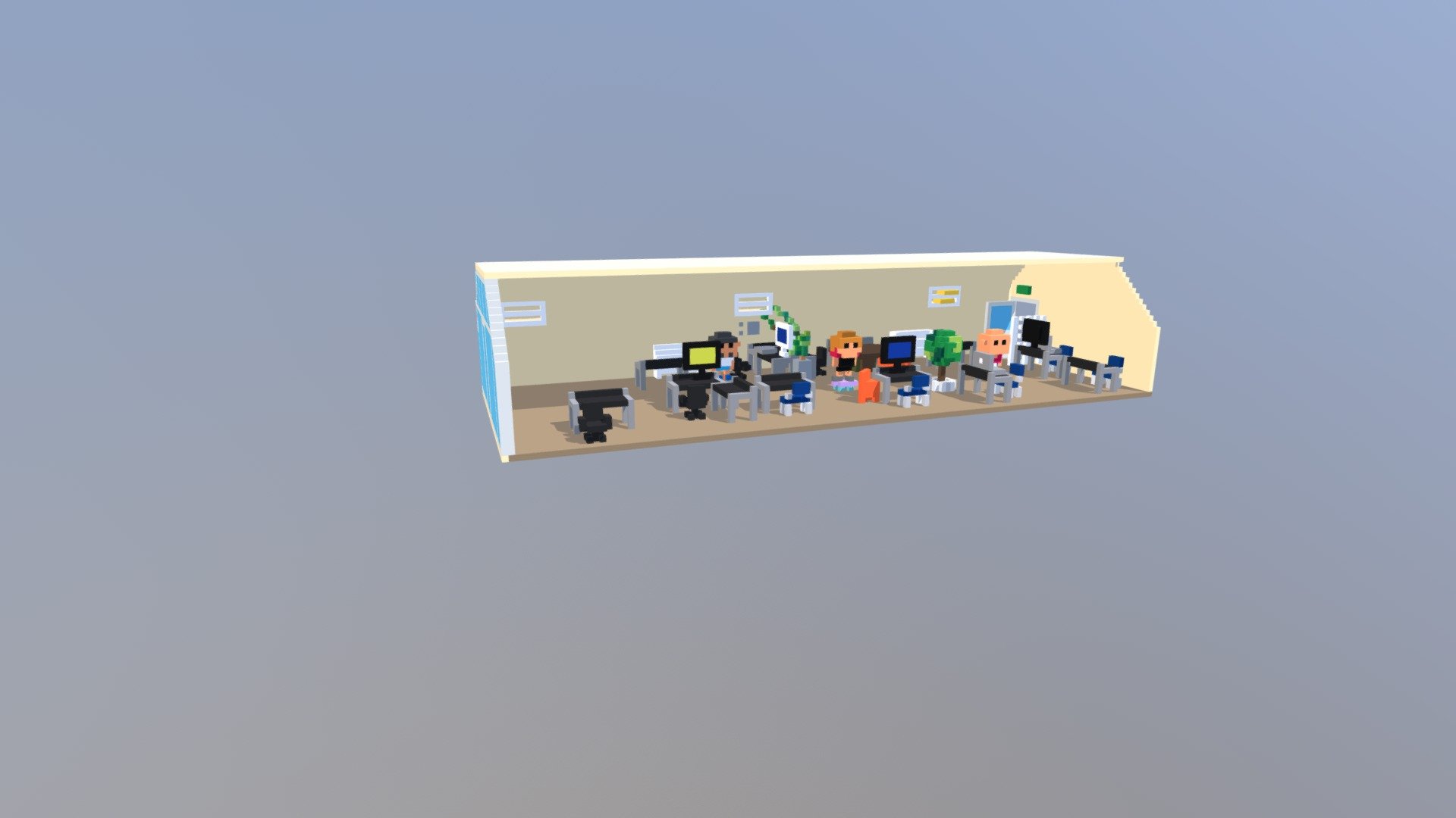 Office - 3D model by badasme [cd616c3] - Sketchfab