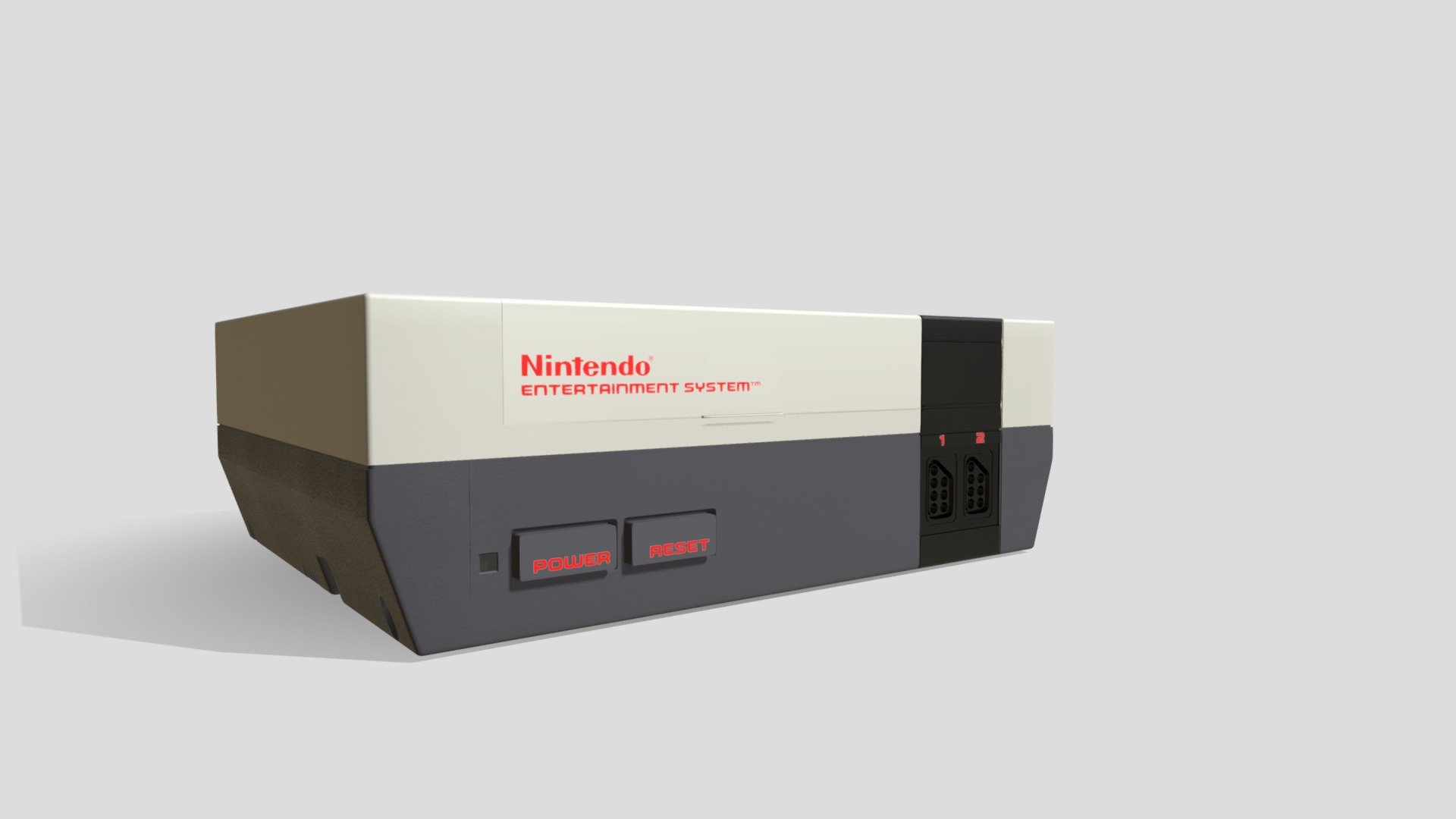 Nintendo Entertainment System - 3D model by spidermaniac1 [cd624f3 ...