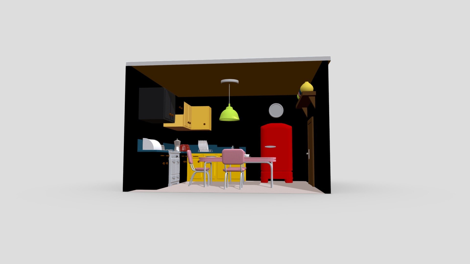 COZINHA 3D MAYA - 3D model by itsNITA [cd634ad] - Sketchfab