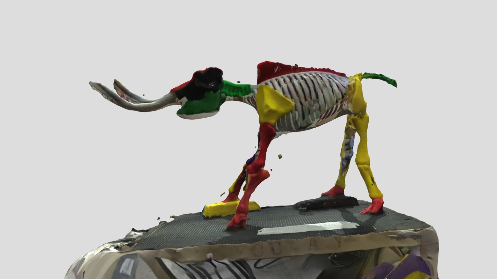 Palmer Mastodon model Assembled (VCU_3D_5659) - 3D model by Virtual ...