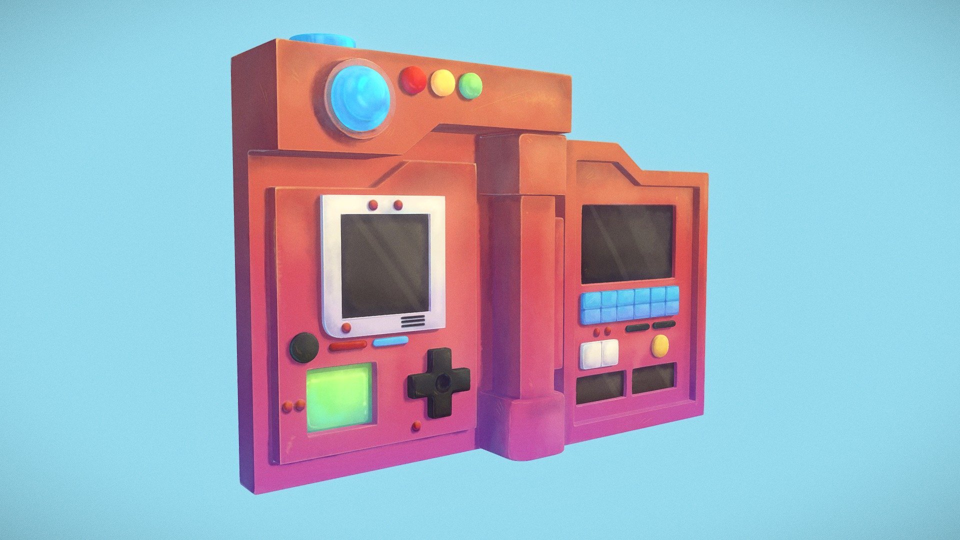 Pokedex | 1st Gen - 3D model by melissa.yoyotte [cd65727] - Sketchfab