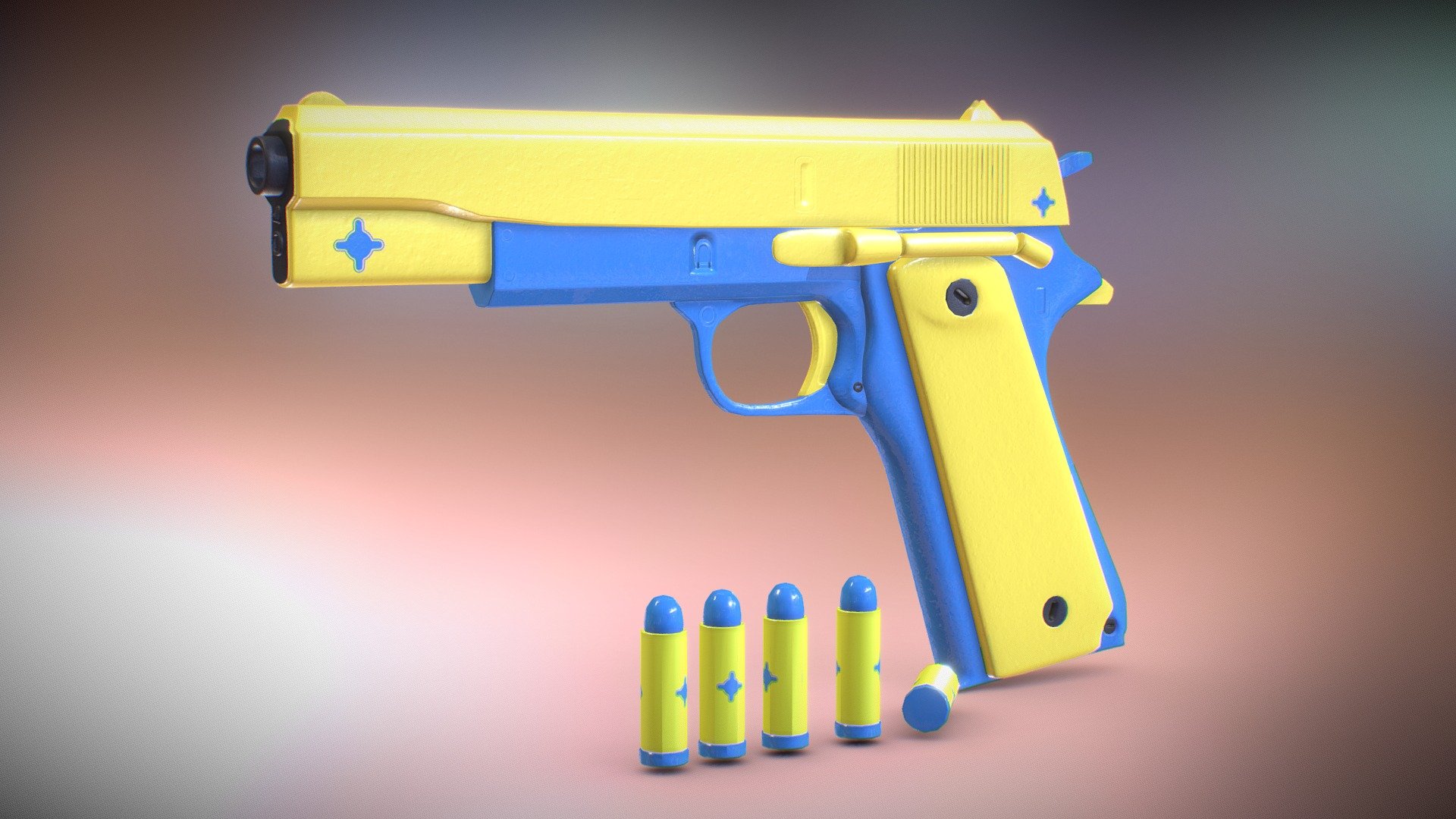 toy gun - Download Free 3D model by nicoma (@vladkozhukh) [cd65f8e ...