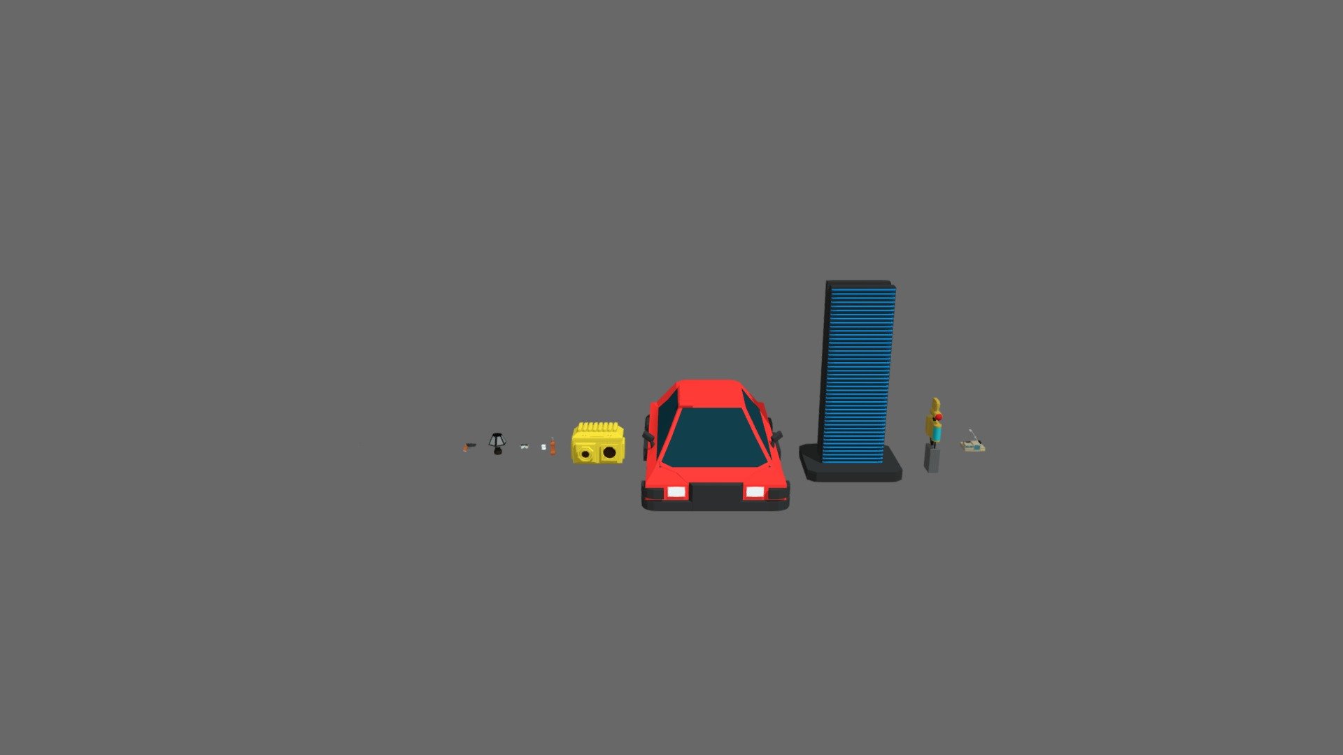 10 Objects Of Blade Runner 1982 The 3 Homework - Download Free 3D model ...