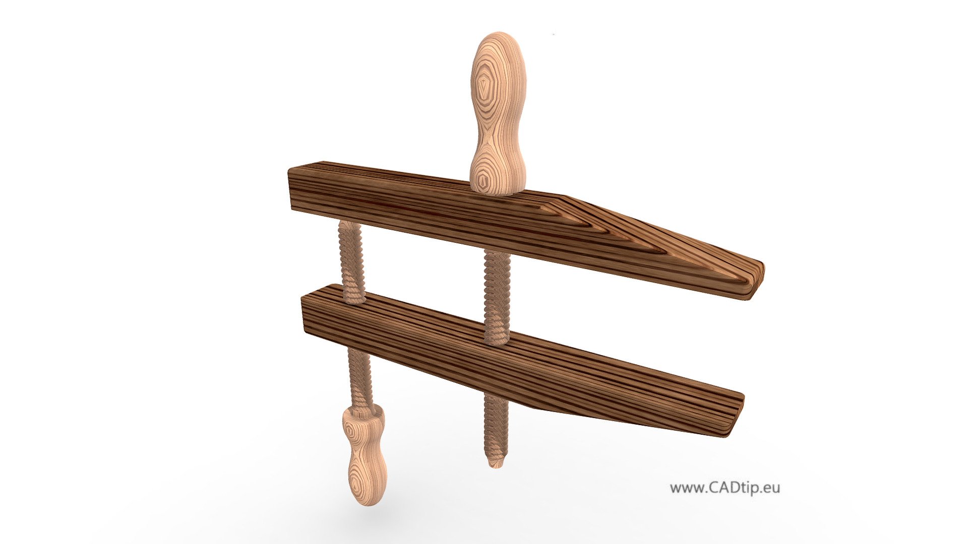 Wooden joiners clamp - 3D model by Marek Krida (@mar.k) [cd66c59 ...