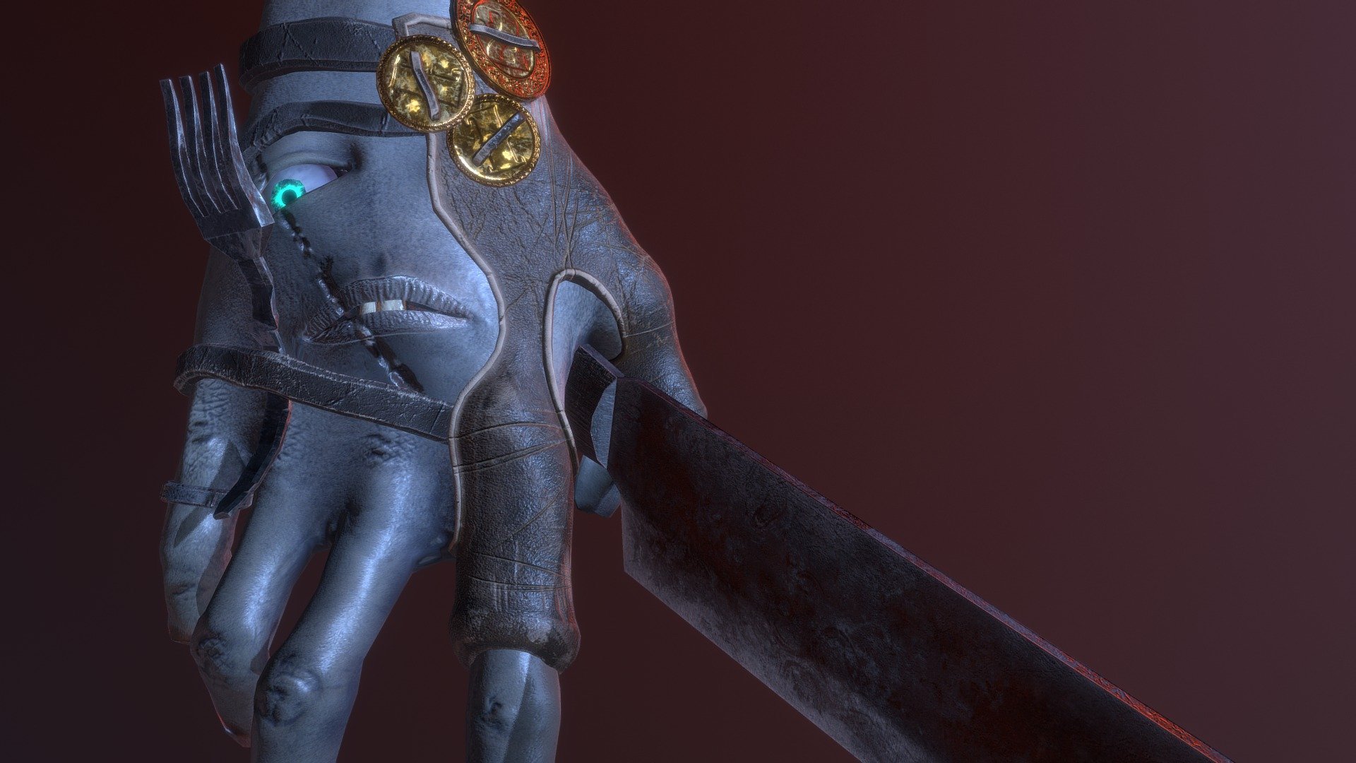 Stabby, the helping hand - 3D model by iceboxX708 [cd67cb8] - Sketchfab