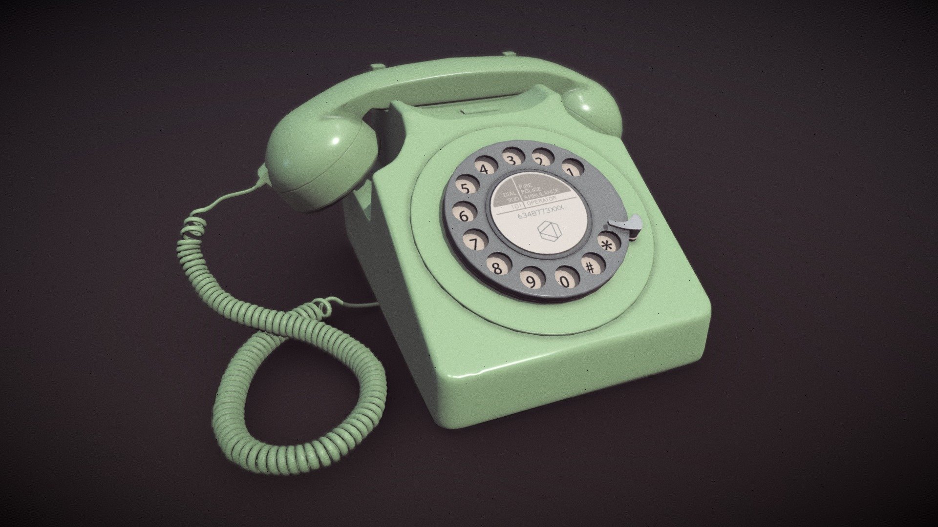 Telephone - Buy Royalty Free 3D model by Pratibha (@Camay) [cd68d43 ...