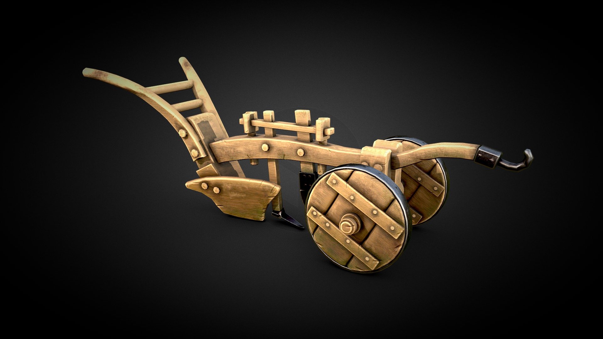 Medieval Plough - Download Free 3D model by Andy Woodhead ...