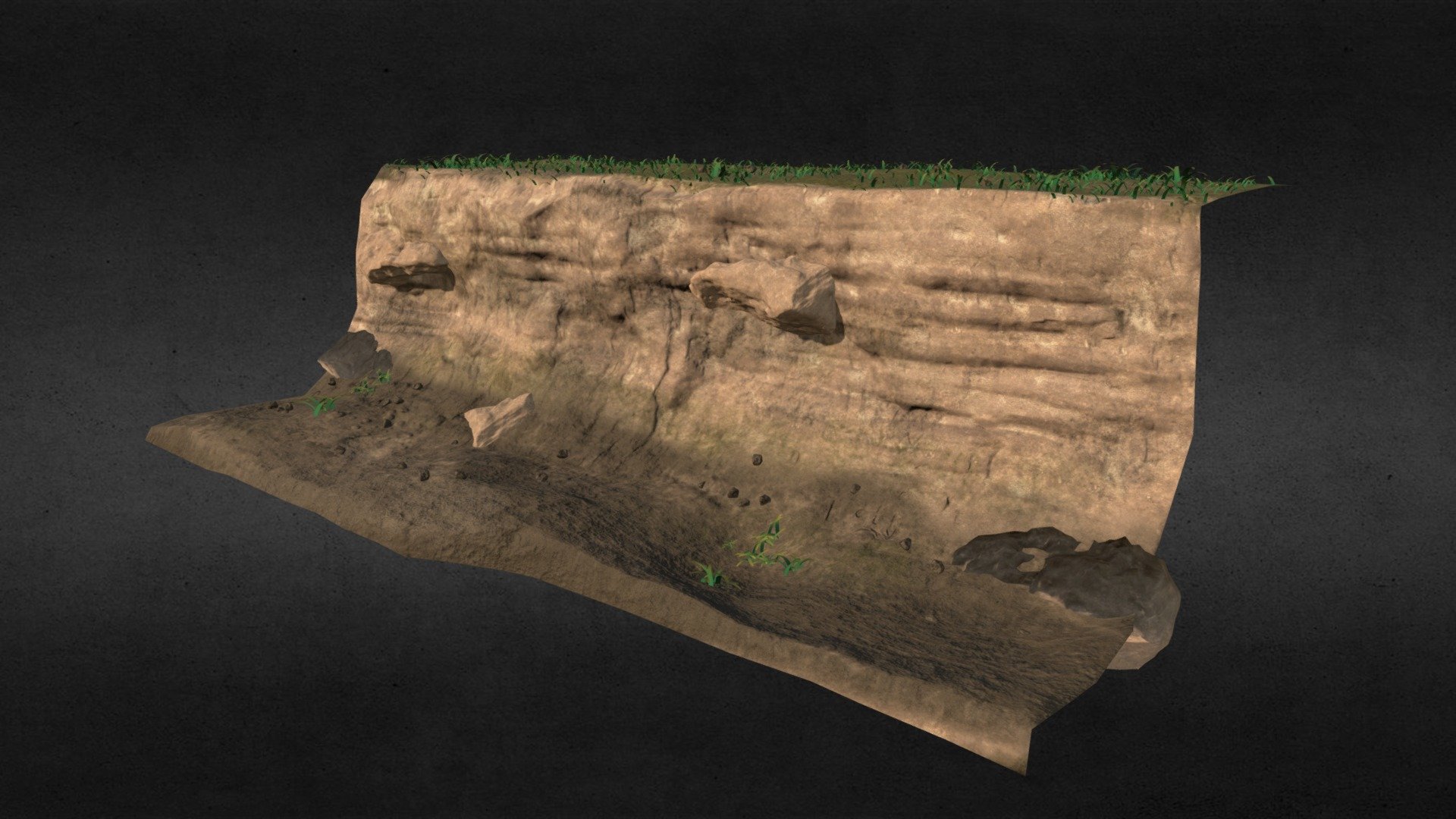 Cliffside - 3D model by Tokage (@adam.flores) [cd69383] - Sketchfab