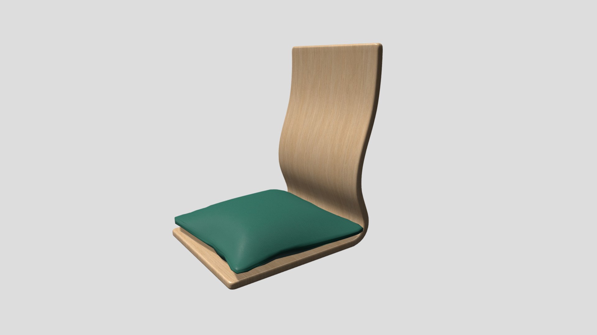 Floor Chair (2672) - 3D model by Emmie (@eswryn) [cd698a4] - Sketchfab