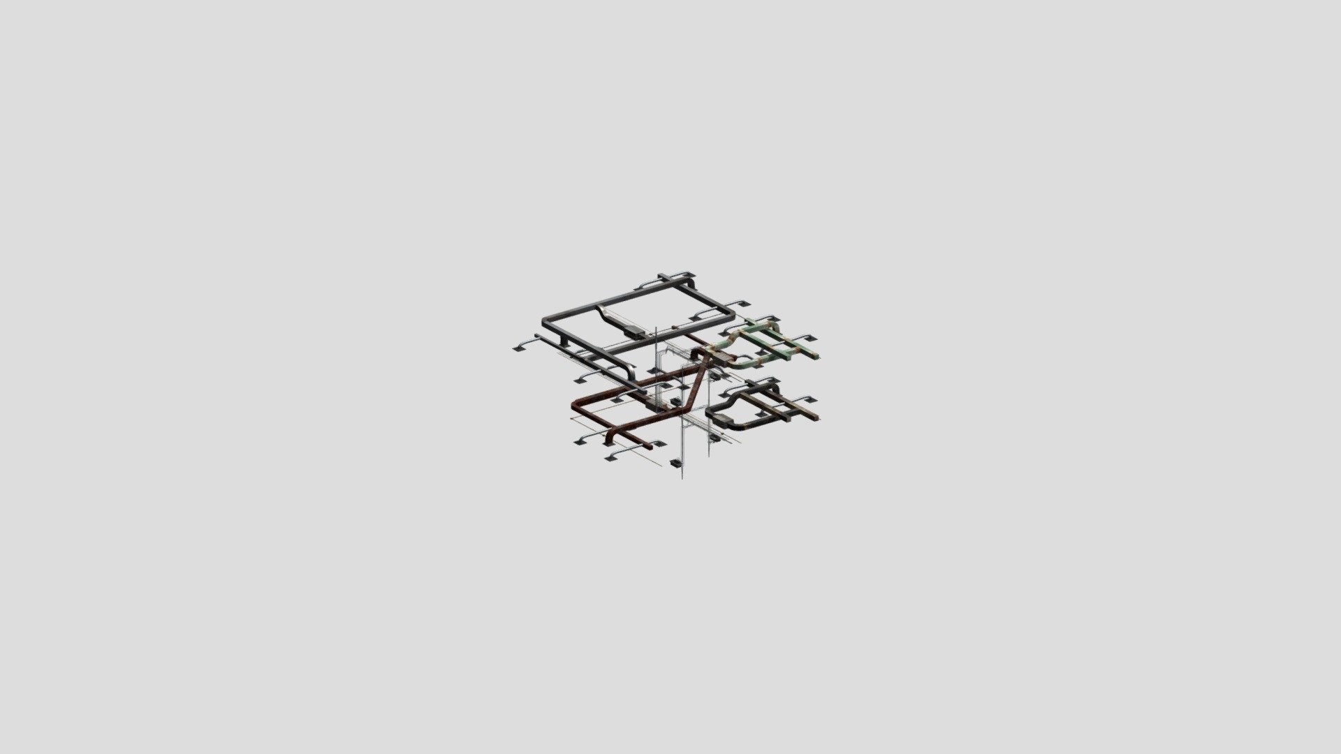 MEP Mechanical Systems Design Sample - Download Free 3D model by ...