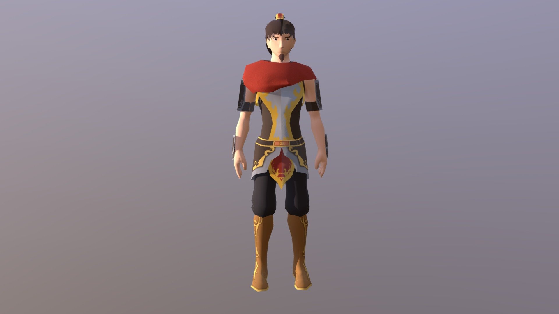 Sun Ce Chinese Dynasty Character - 3D model by Krishna Attiappan ...