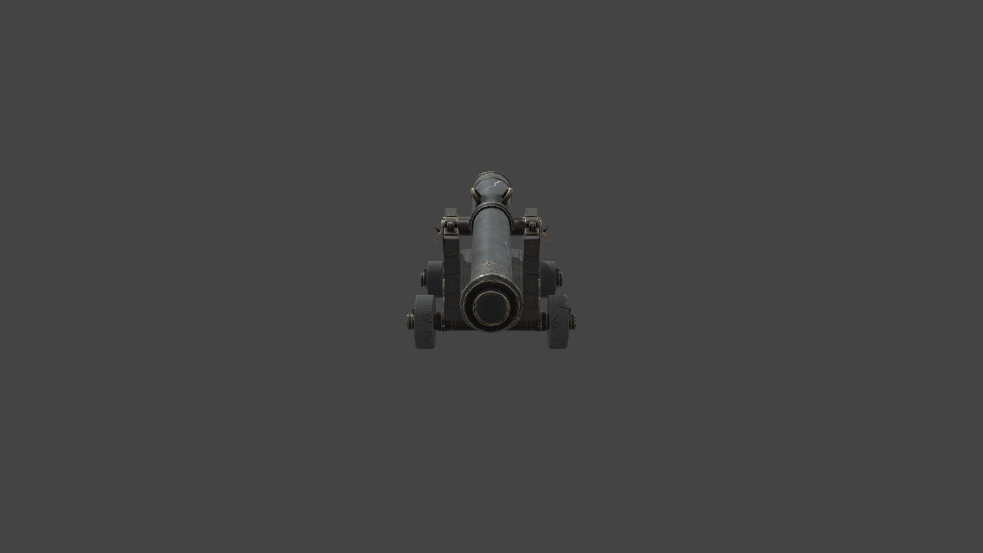 Cannon Textured - Download Free 3D model by EL27 [cd6c267] - Sketchfab