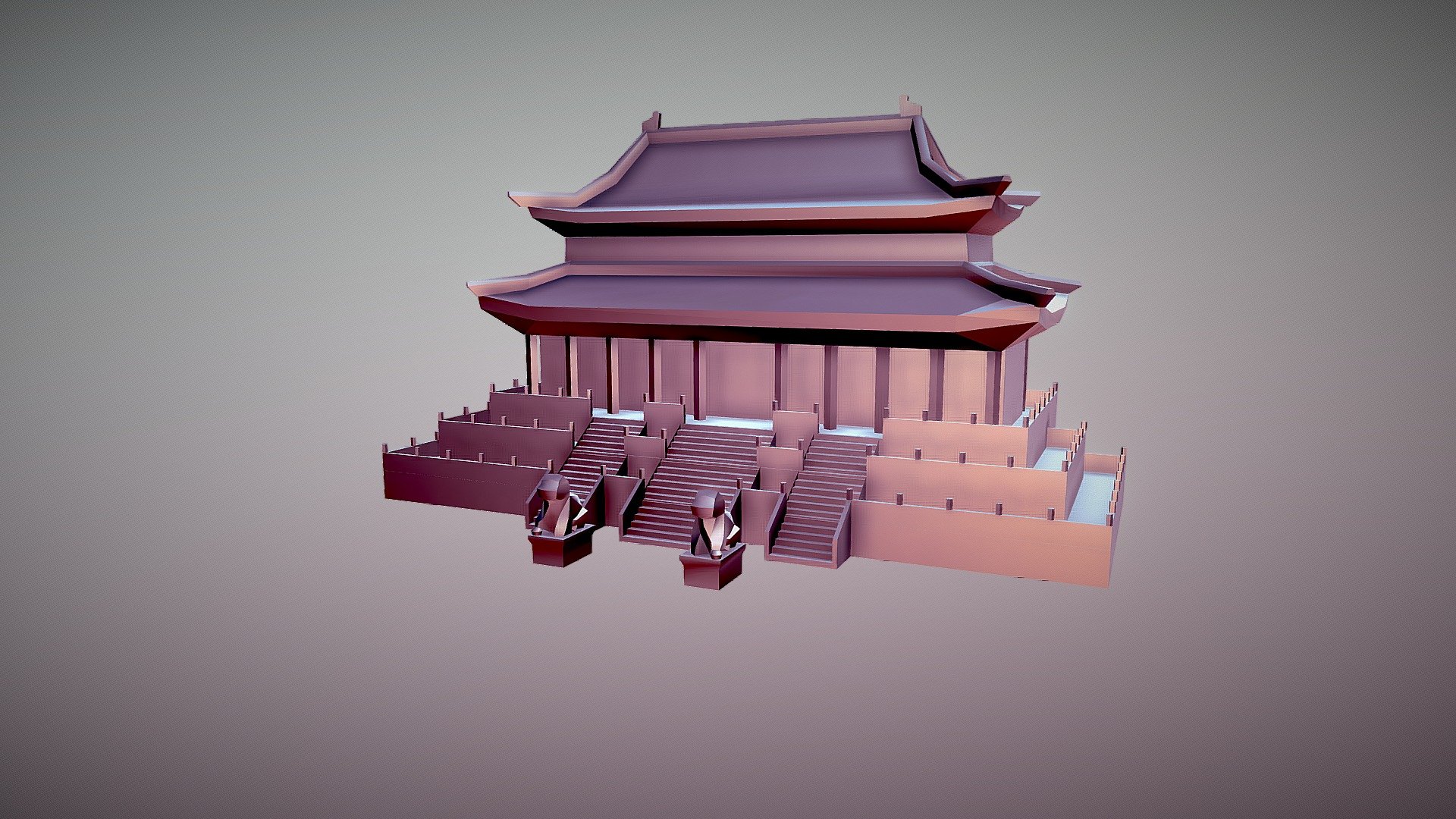 Chinese Building - Download Free 3D model by Parlin Sitorus ...