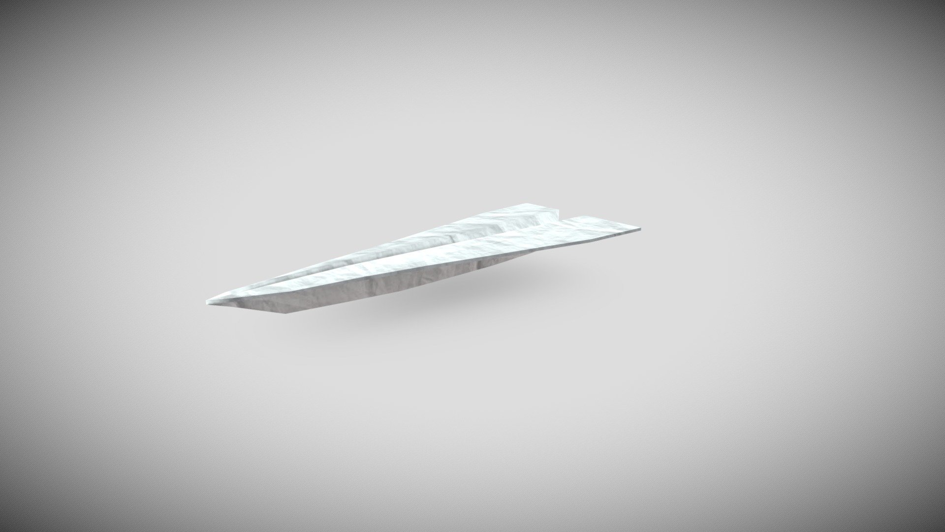 Paper Airplane - Download Free 3D model by LewisBaker [cd70254] - Sketchfab
