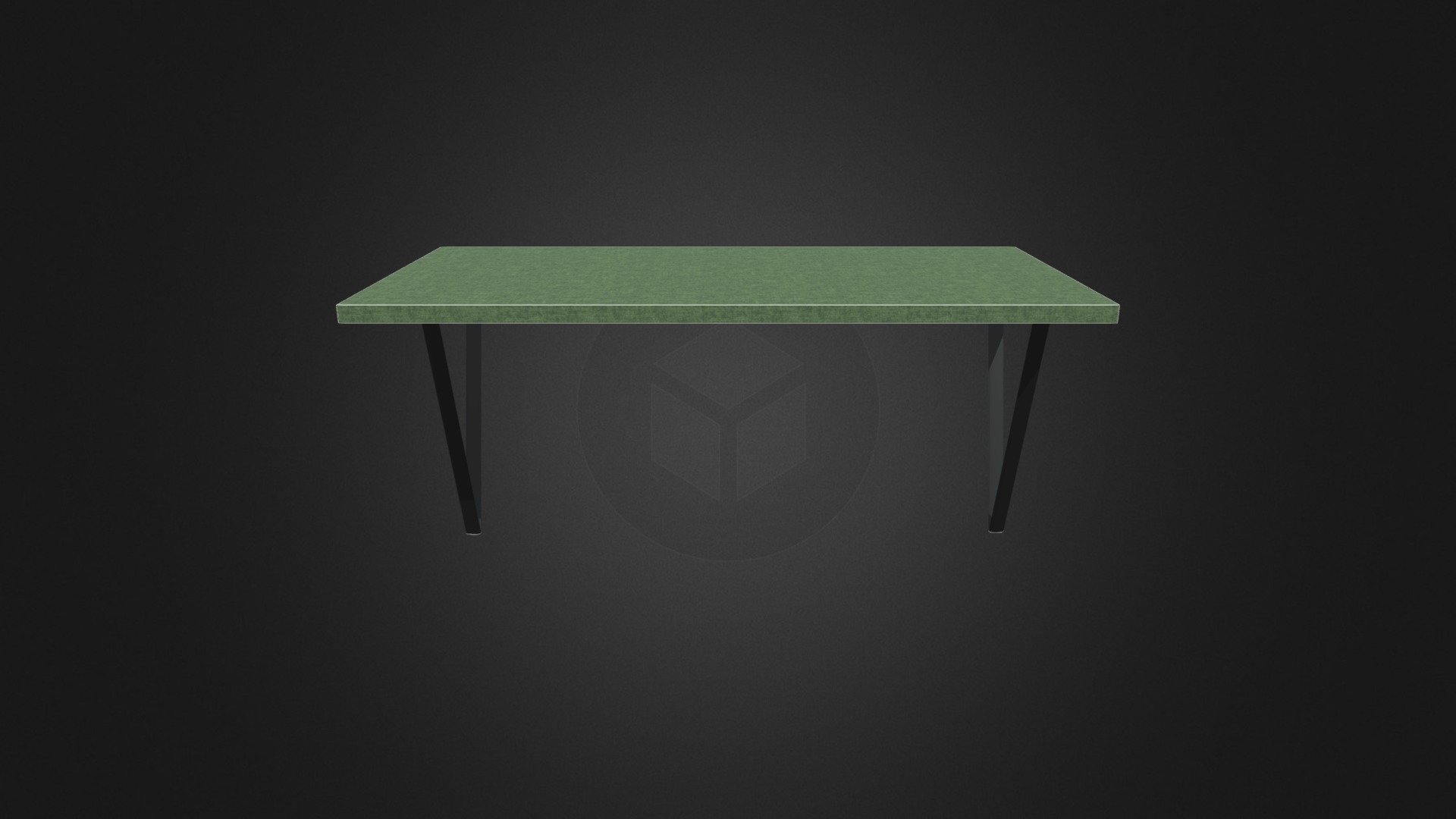GREEN TOP TABLE - Download Free 3D model by shirlanne [cd710e4] - Sketchfab