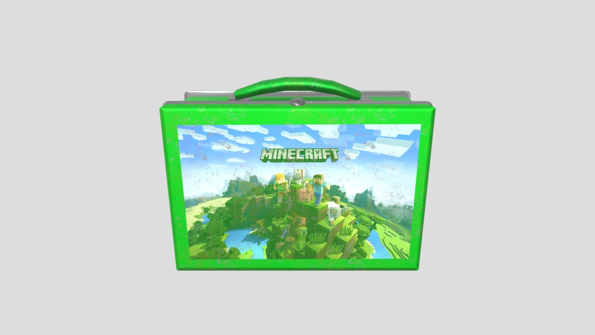 Minecraft Lunchbox - 3D model by AidanBrennan [cd71b50] - Sketchfab