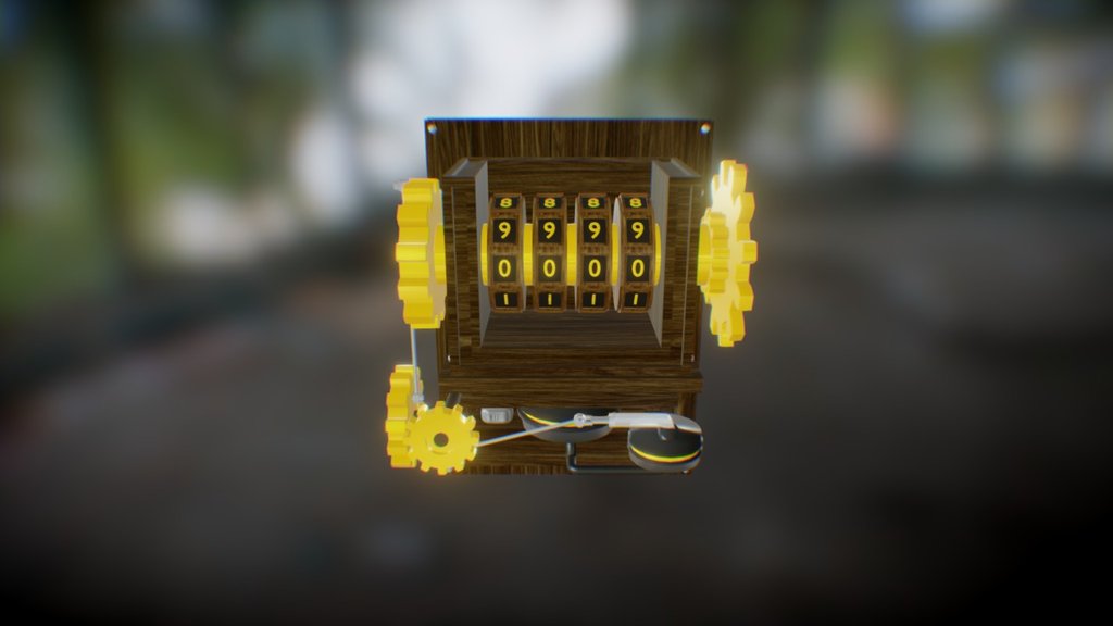 4 Digit Mechanism - 3D model by eth0 [cd721c9] - Sketchfab