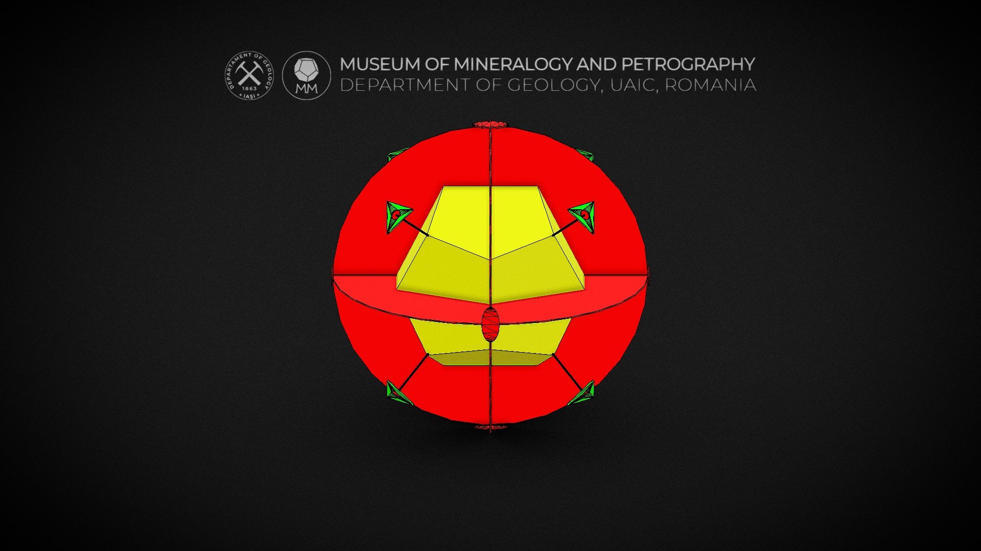 Isometric m-3 or 2/m-3 (Th) - 3D model by Museum of Mineralogy and ...