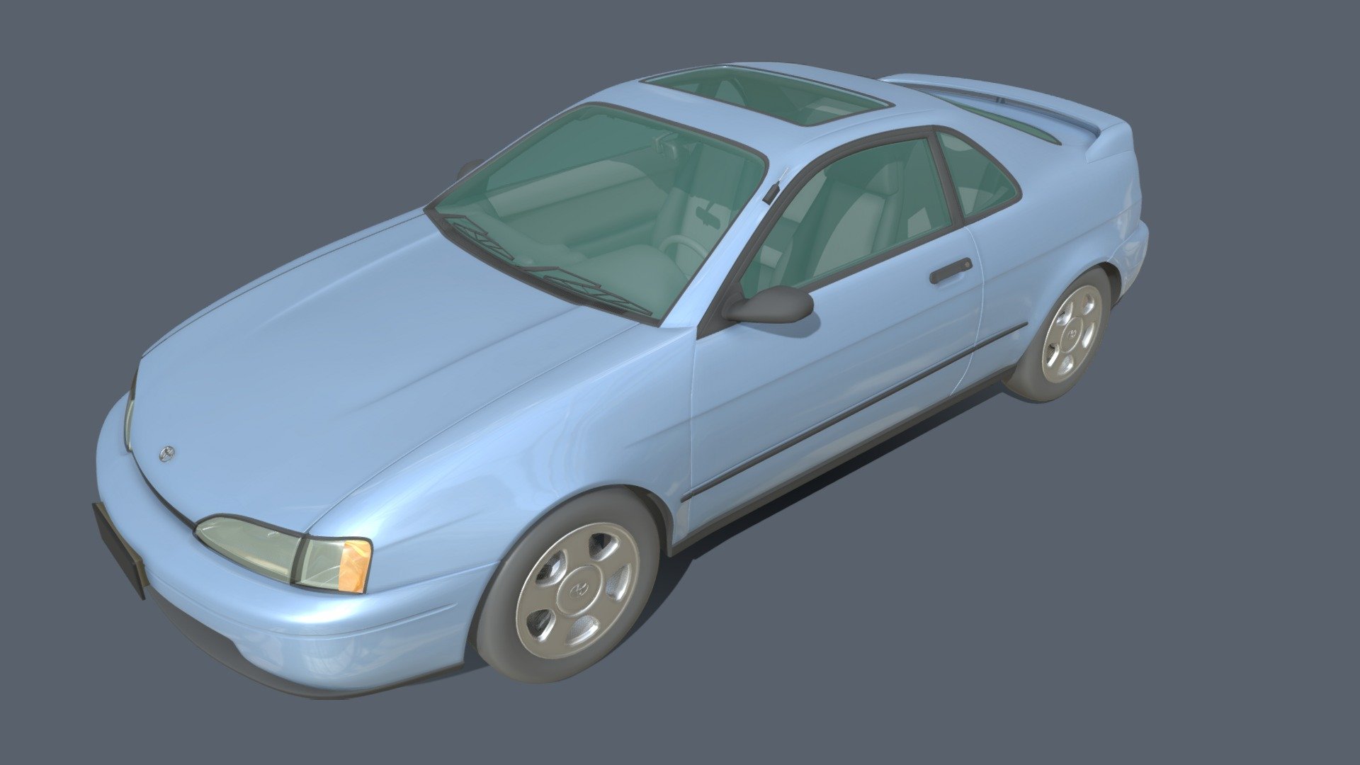 TOYOTA PASEO / CYNOS 1995 - 3D model by KTKR [cd73830] - Sketchfab