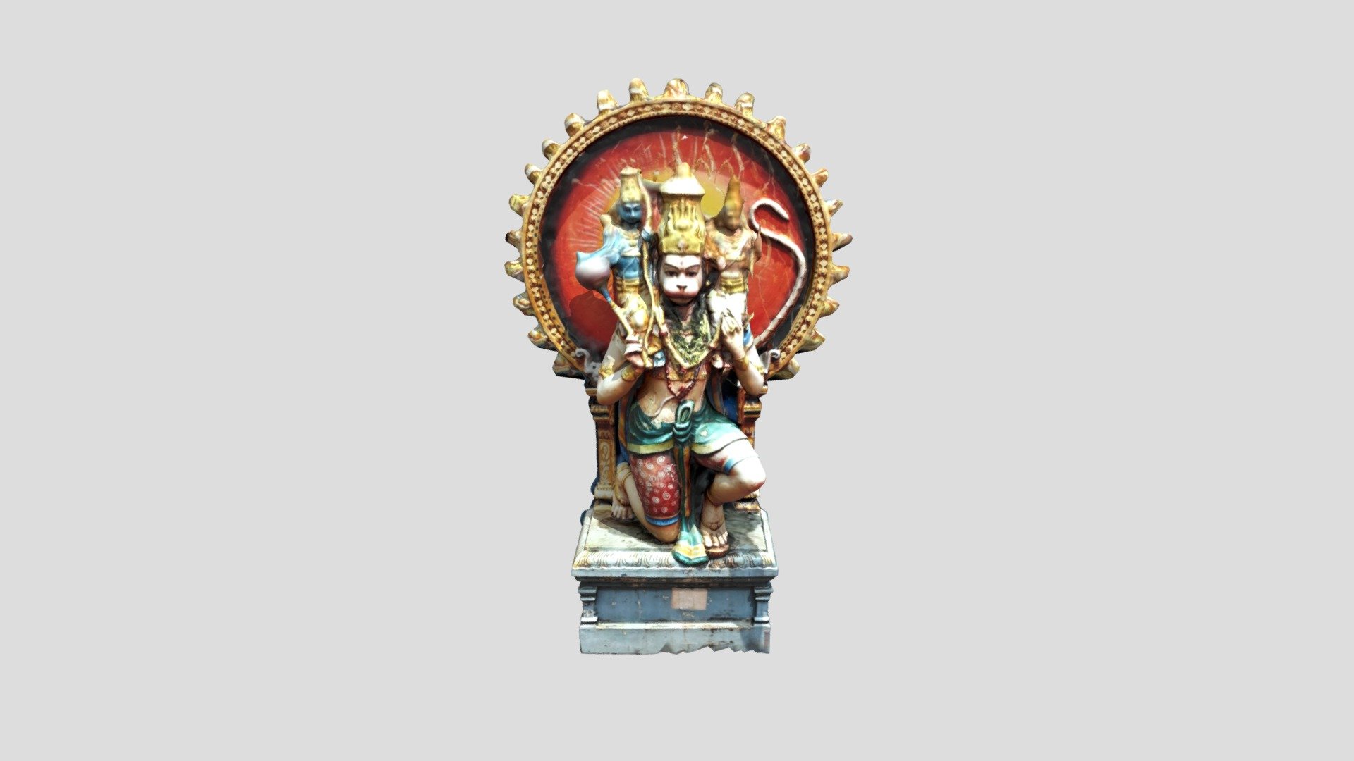 Hanuman - 3D model by aarajesh [cd74d98] - Sketchfab