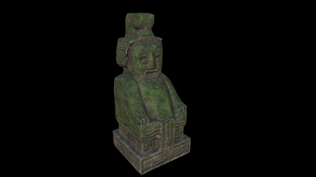 Mayas statue - 3D model by petrmaxa [cd7550e] - Sketchfab