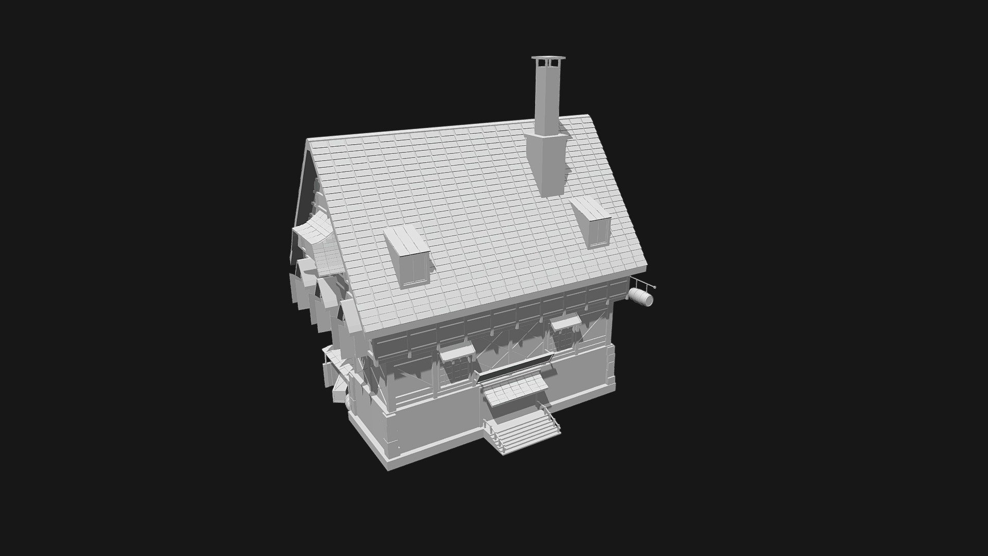 Medieval Inn Concept - 3D model by Dawid Golob (@loordzik) [cd75a95 ...