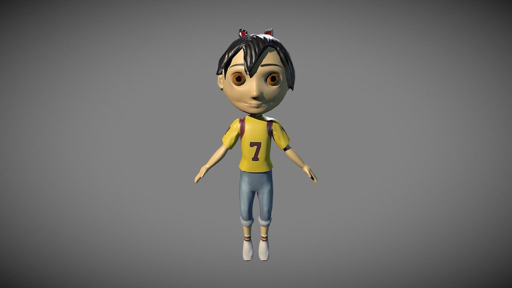 Kiko_Lowpoly_FinalTerm4 - 3D model by TokeMcBong [cd75eb3] - Sketchfab