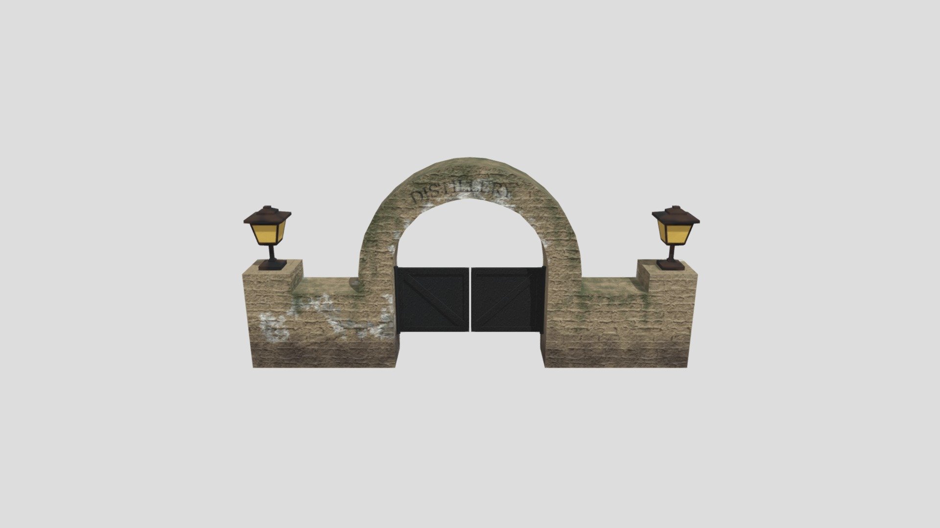 Main Gate Textures Final 2 Joshua Martinez - Download Free 3D model by ...