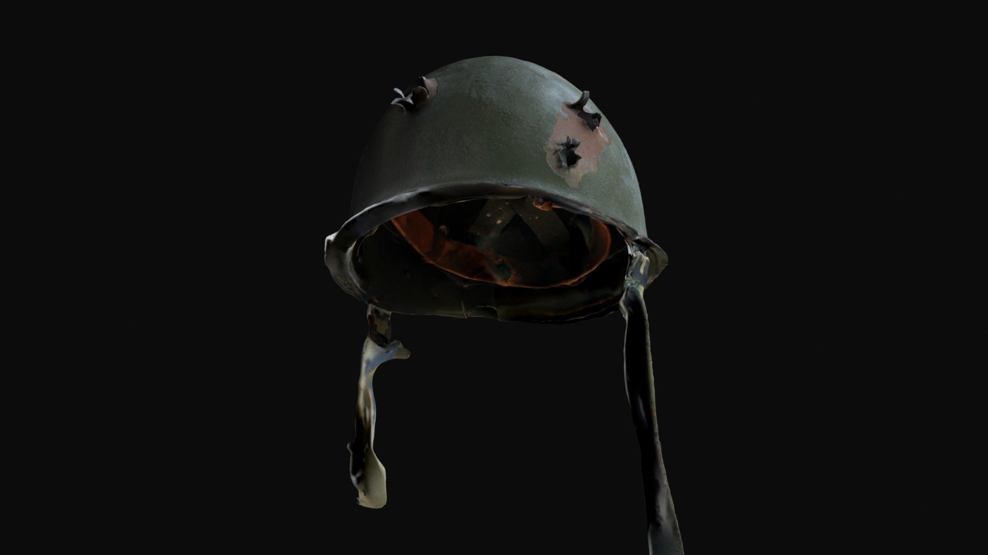 Helmet with bullet holes 3D Scan - Buy Royalty Free 3D model by BundemG ...