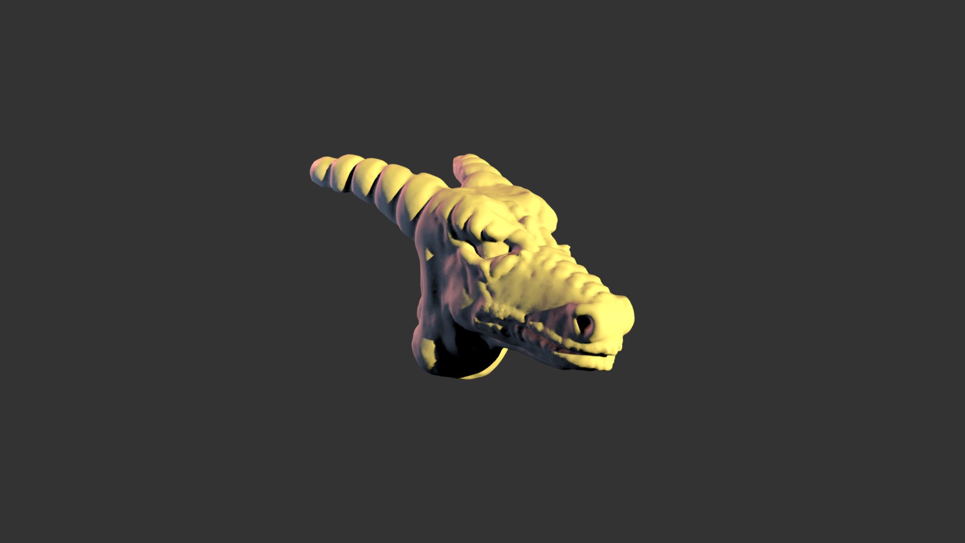 Another Dragon head - 3D model by Stefano Di Filippo (@sdfilippo84 ...