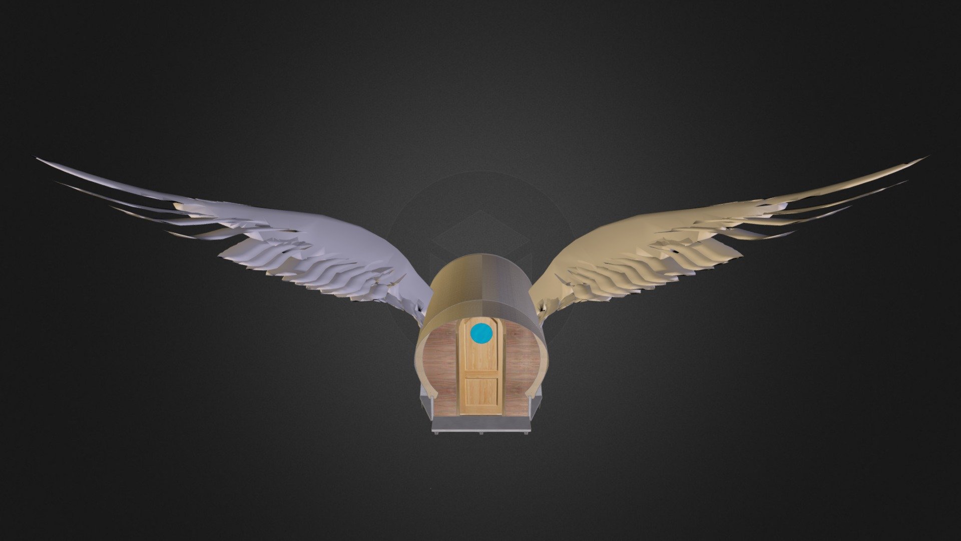 flying wagon - 3D model by FREEDOME [cd7a932] - Sketchfab