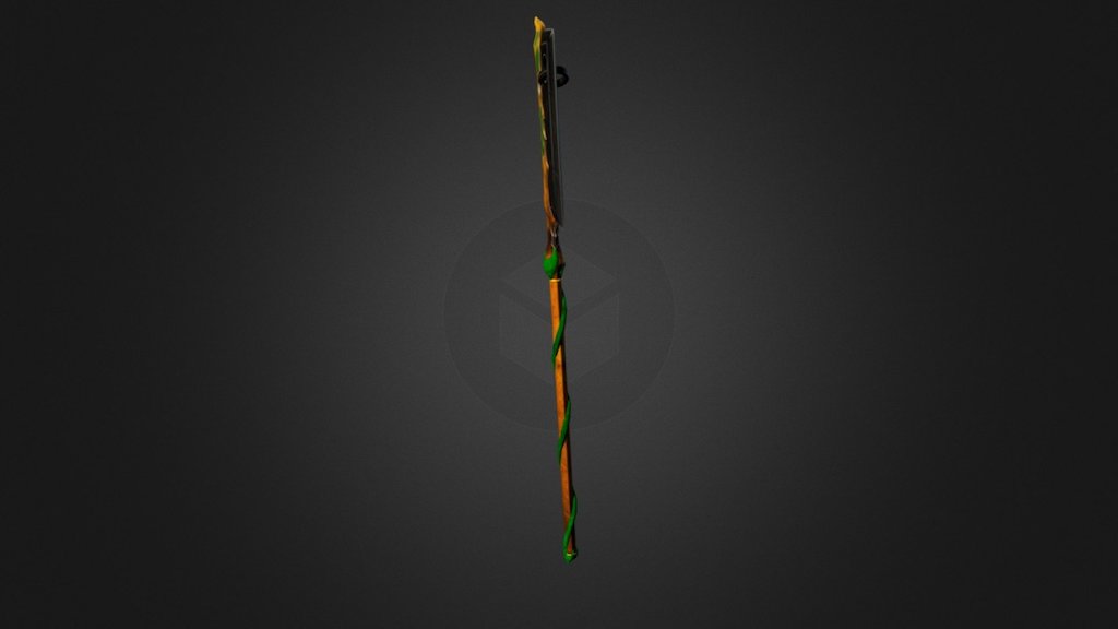 Emerald Halberd - 3D model by junda95 [cd7bf7a] - Sketchfab