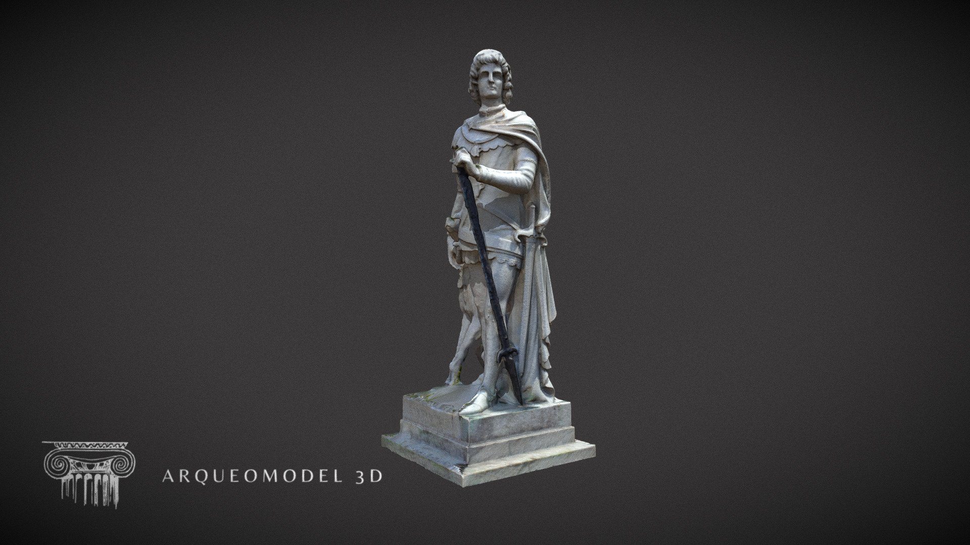 Escultura Jardin castillo PAU | PAU (FRANCE) - Buy Royalty Free 3D ...