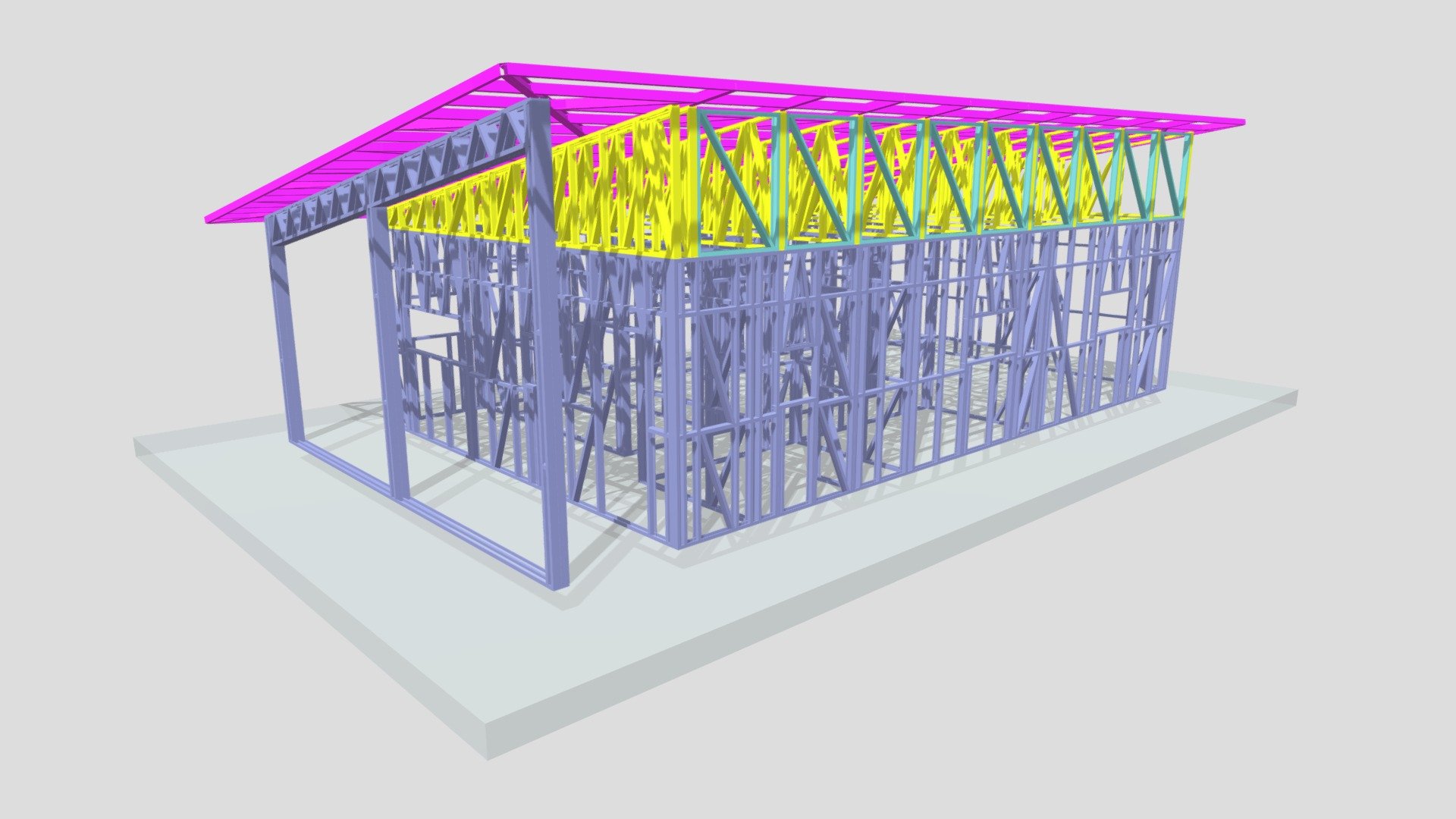 House 7x11_3 - 3D model by steel.projects [cd7d5ee] - Sketchfab