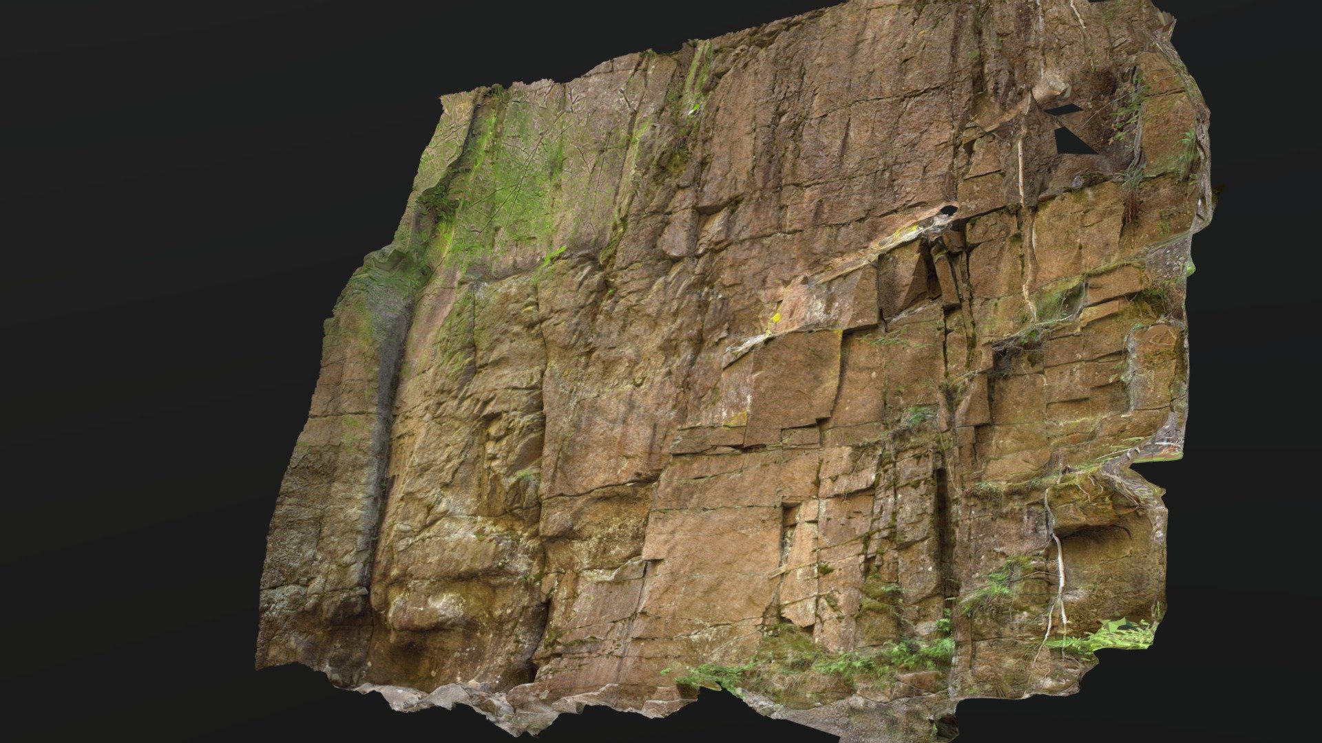 Cliff - 3D model by olahaldor [cd7e57a] - Sketchfab
