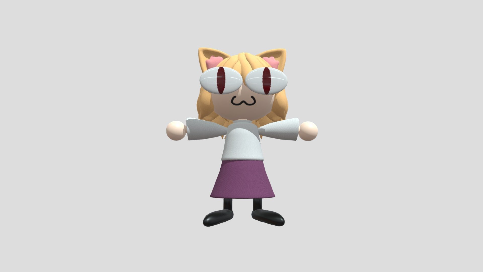 Neco Arc (My Version) - Download Free 3D model by tsukii (@buttercup23 ...