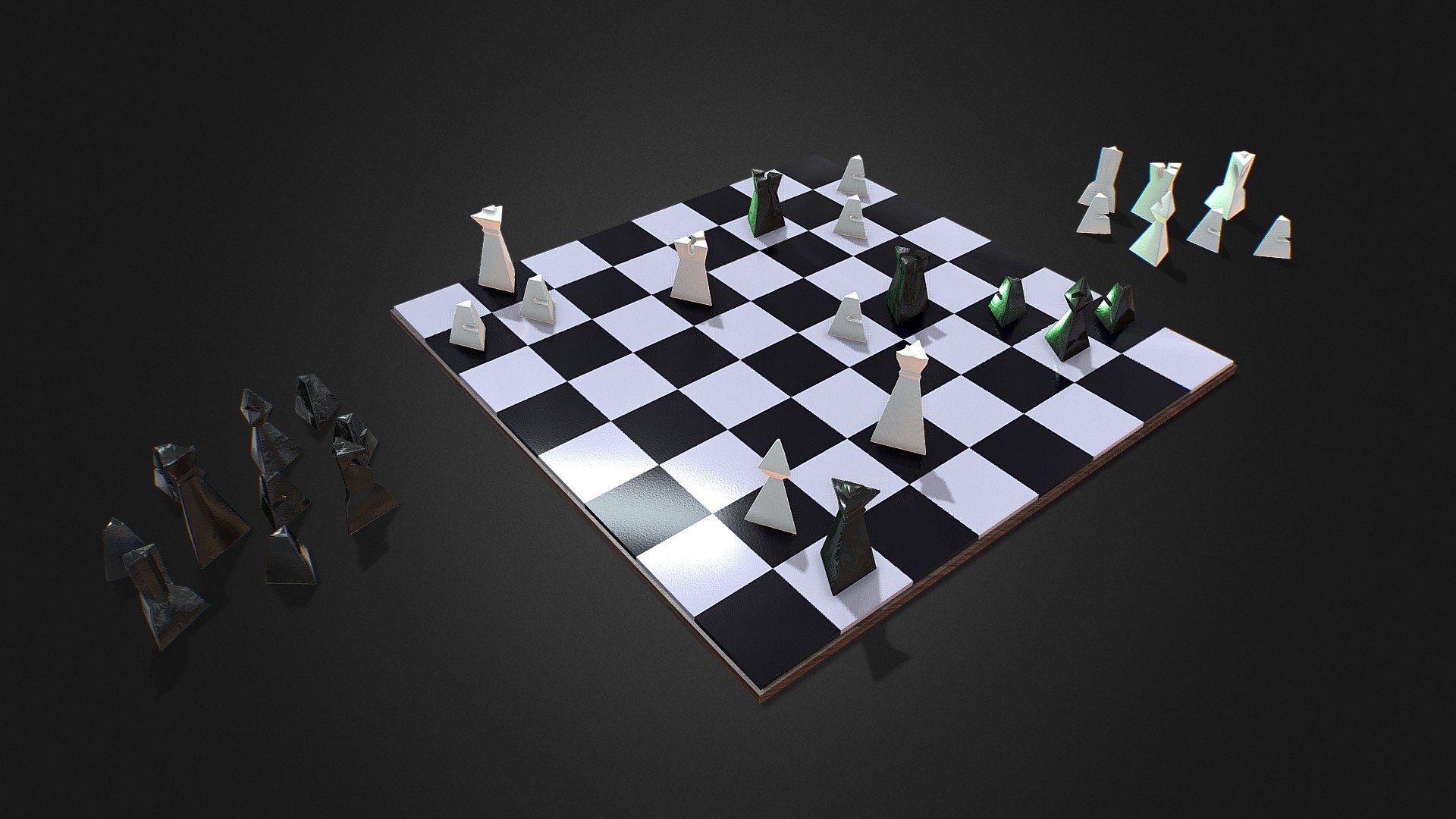 4th — BOARD GAME (week 1: Toys & Games) - Download Free 3D model by ...