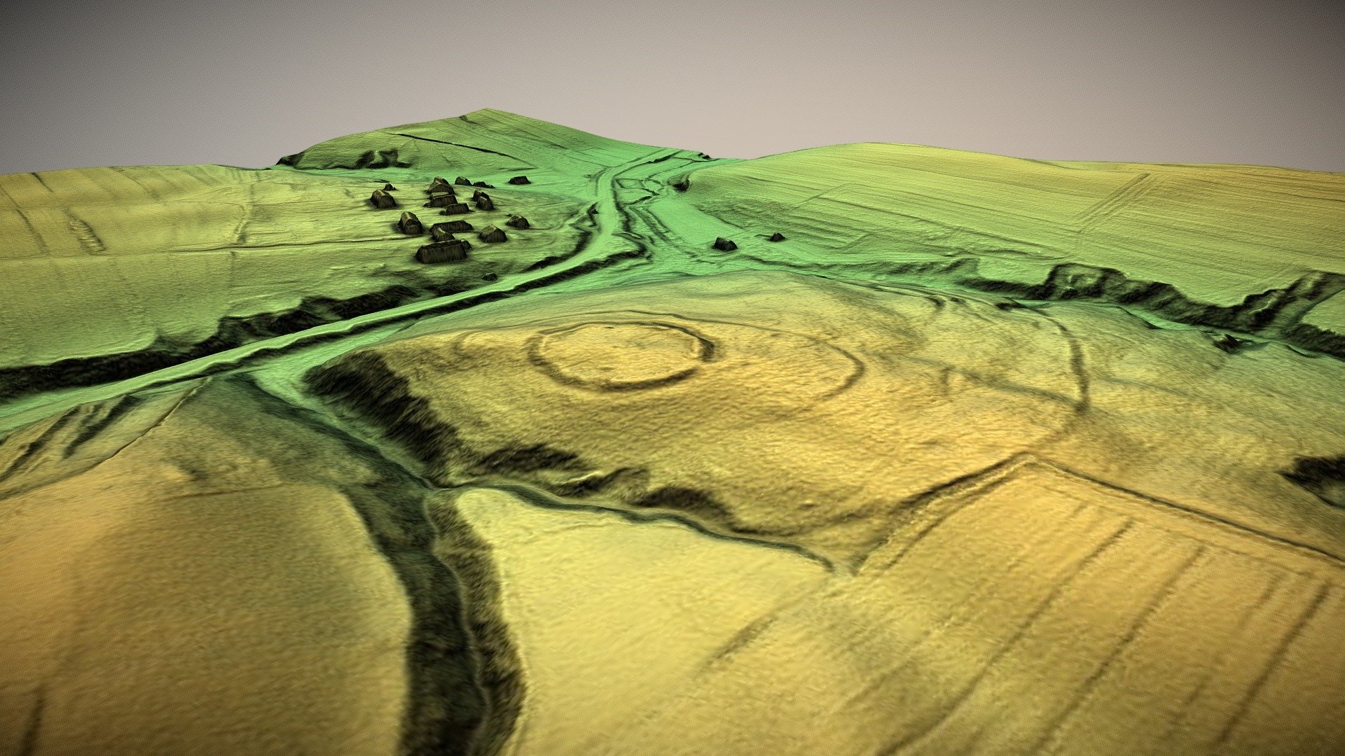 Majdan Nowy, st. 1 (Poland) - Download Free 3D model by Hillforts and ...