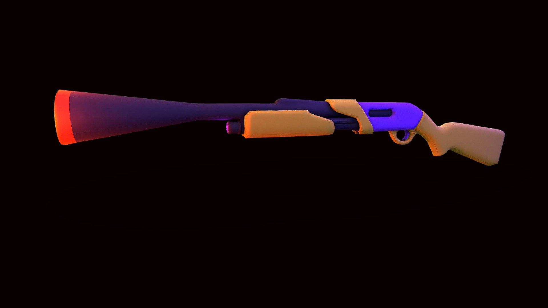 Stylized Fortnite Pump Shotgun - Download Free 3D model by KAG3D ...