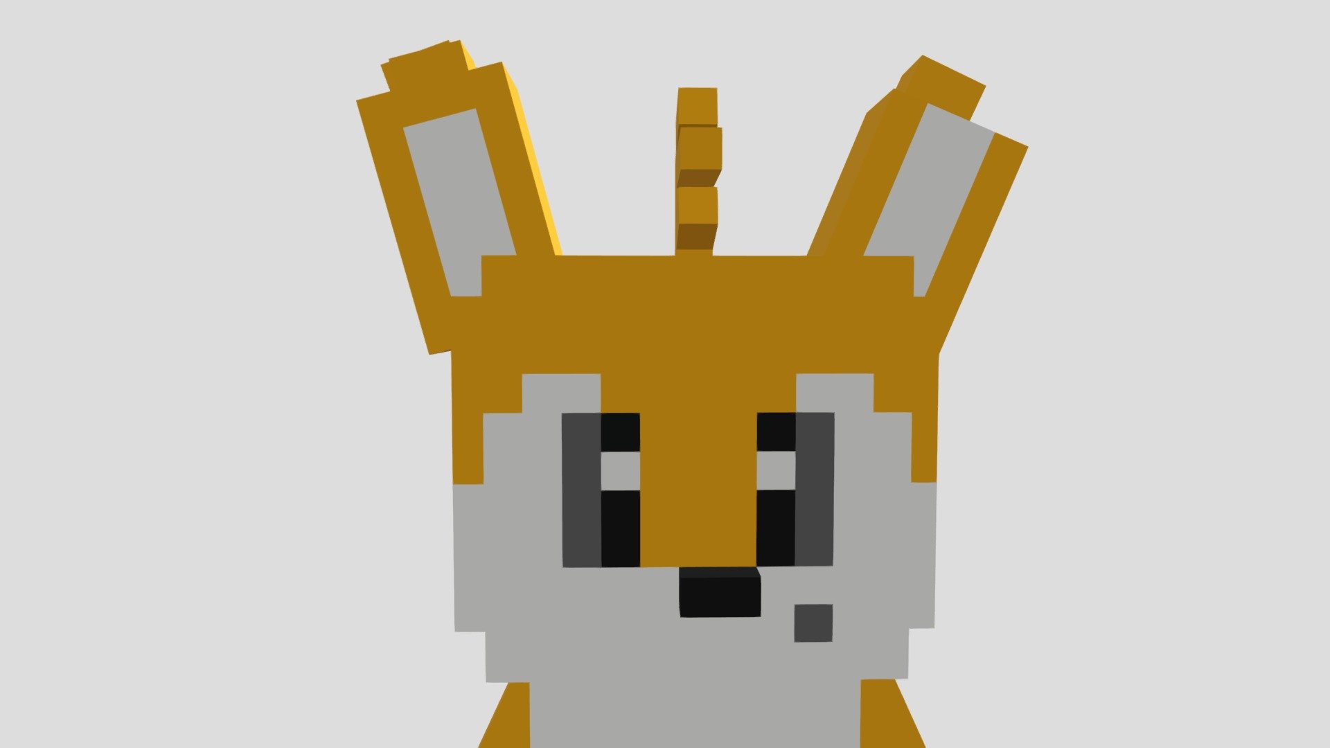 8-bit Tails - Download Free 3D model by Damian_Shadowboy95 (@oscar ...