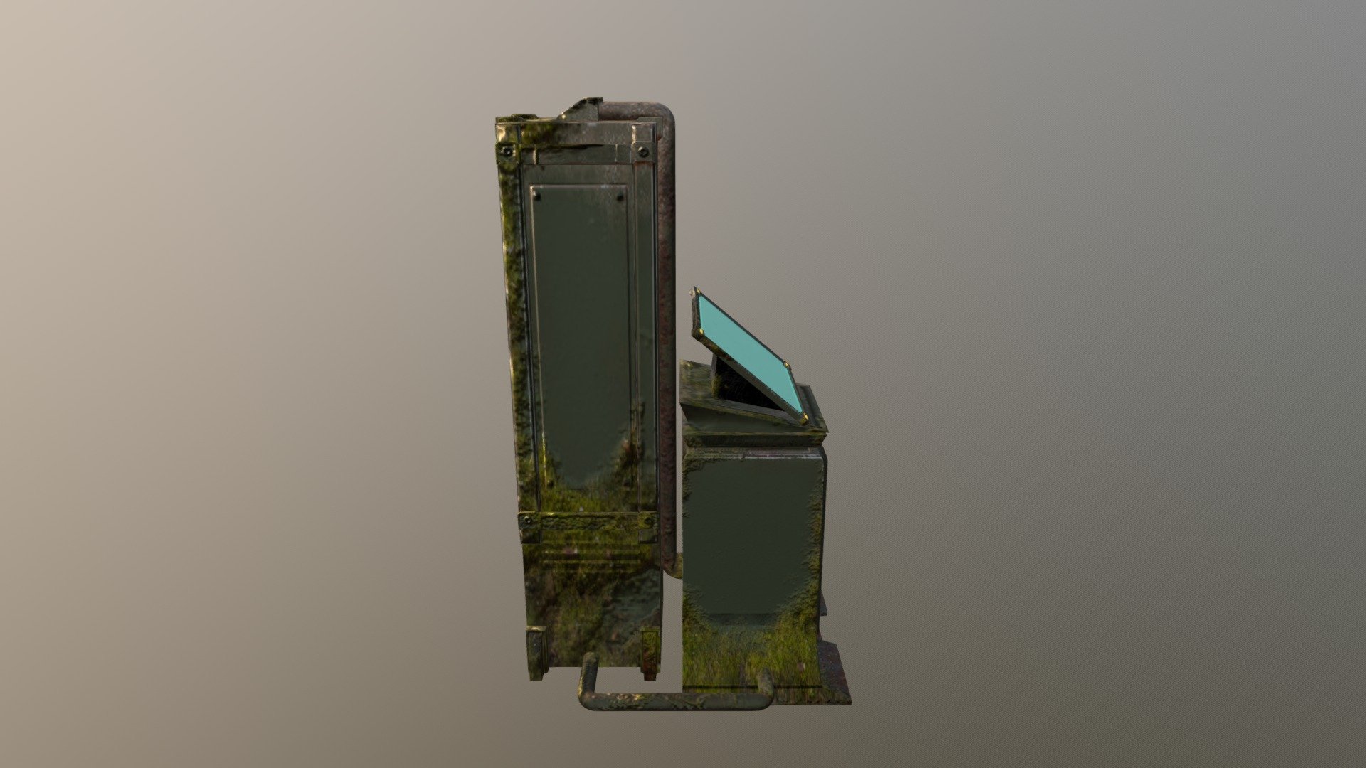 Computer Terminal - 3D model by Kosmosis [cd81969] - Sketchfab