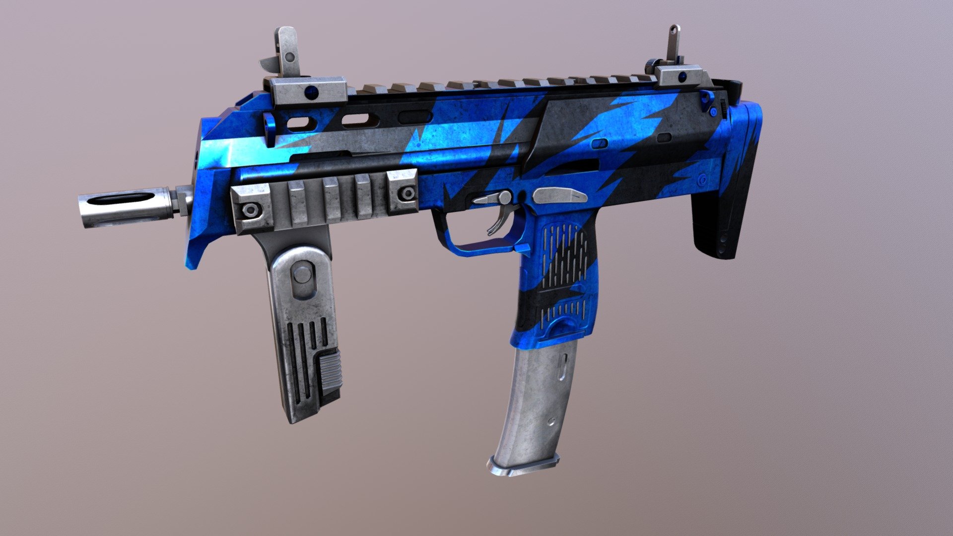 MP7 | SHADOW - 3D model by dC98 [cd84ce3] - Sketchfab