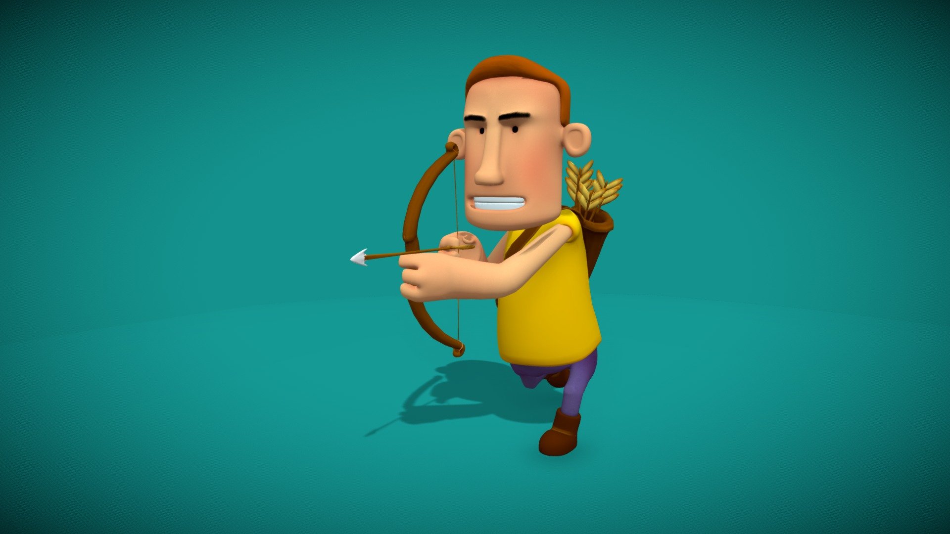 Archer | Stylized character - Download Free 3D model by CG_Javohirbek ...